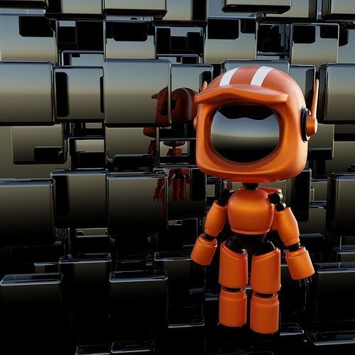 Robot character 3D model | CGTrader