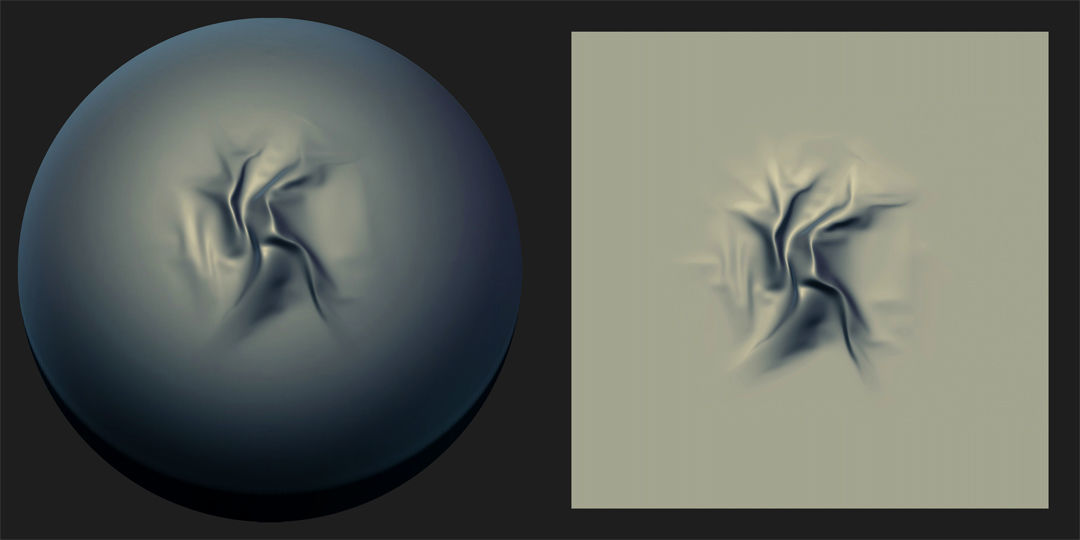 Cloth Wrinkles VDM Brushes and Alpha Vol 7 3D model | CGTrader
