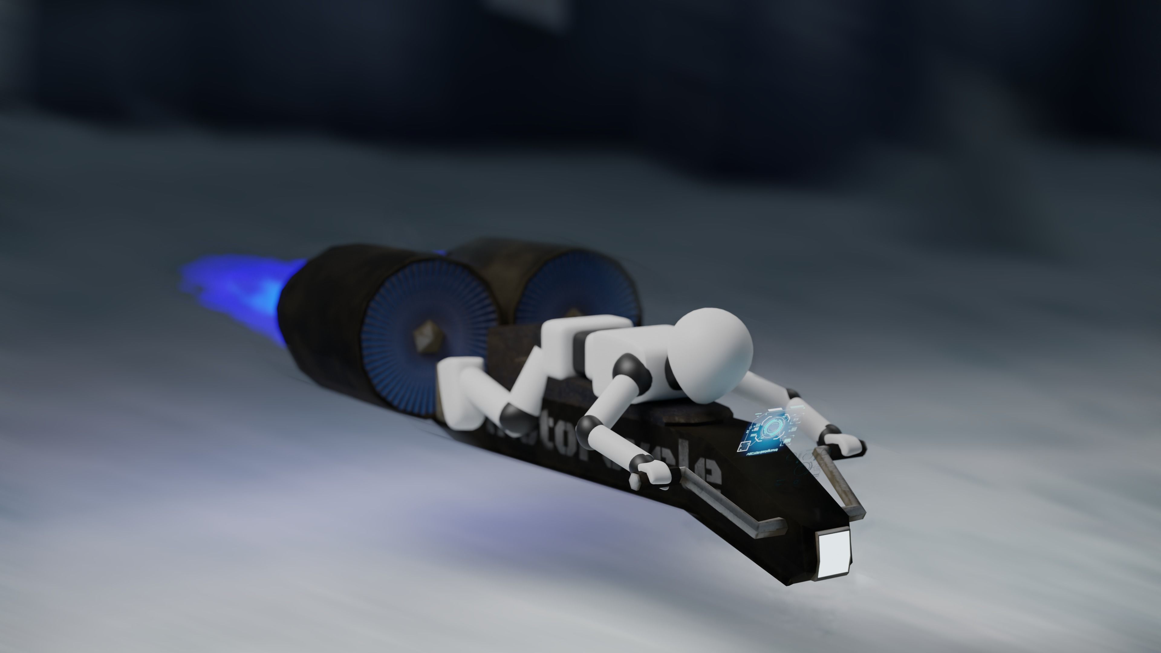 Soace motorcycle free VR / AR / low-poly 3D model | CGTrader