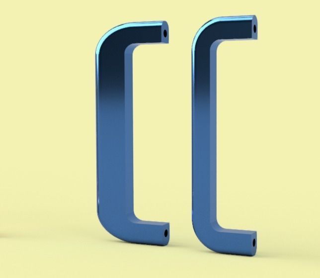 cupboard handle 1 free 3D model | CGTrader
