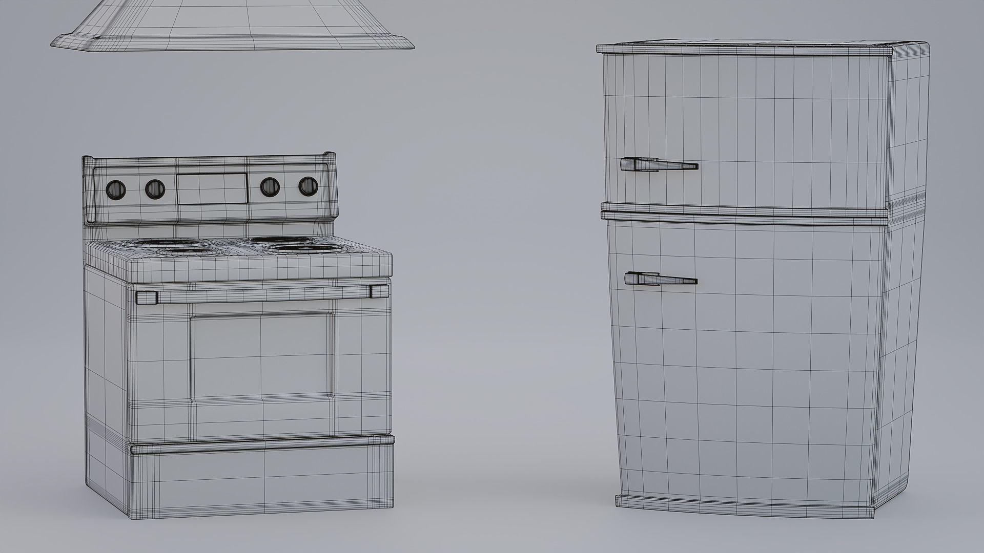 Stylized Kitchen Kit 3D model | CGTrader