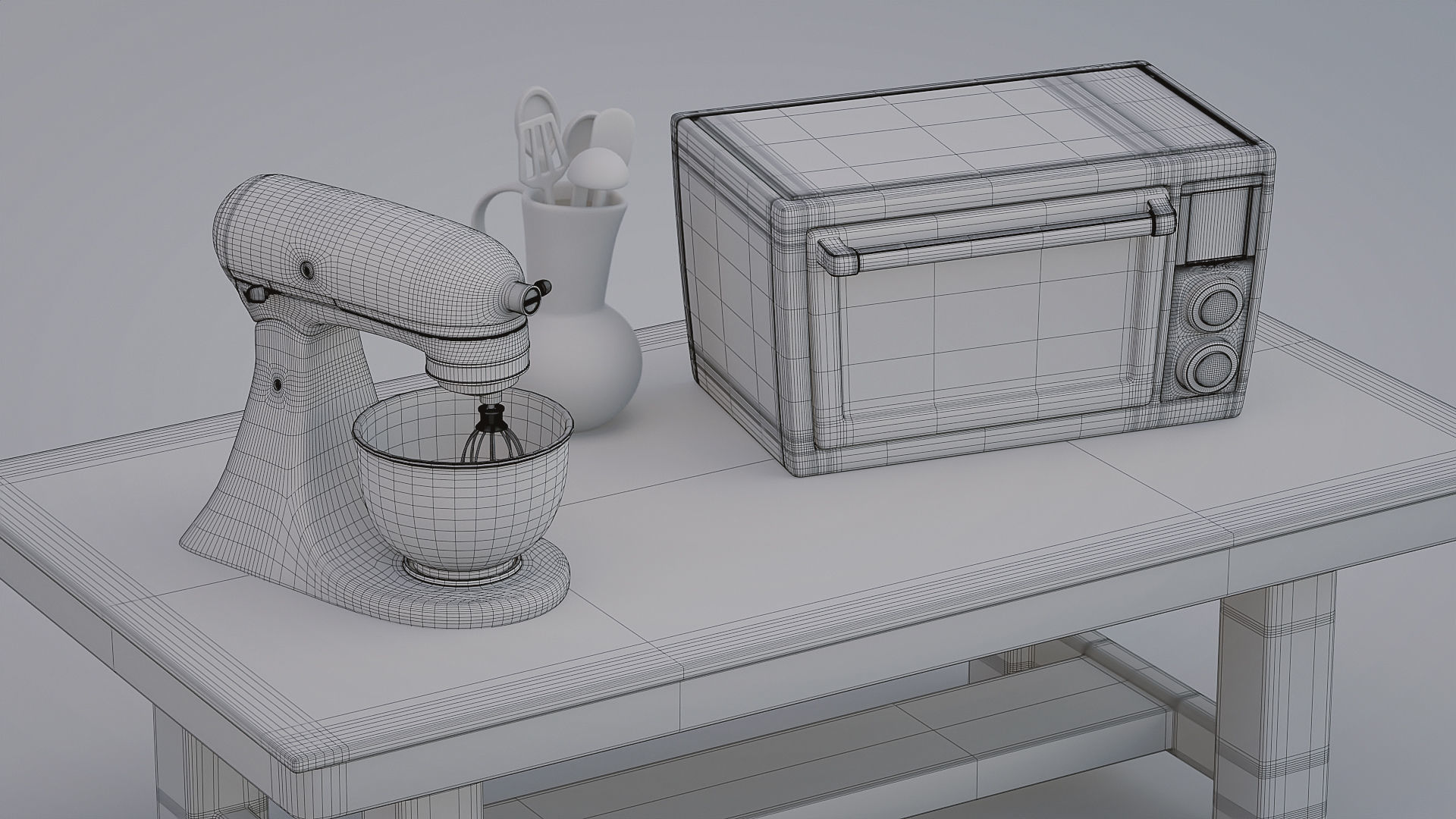 Stylized Kitchen Kit 3D model | CGTrader