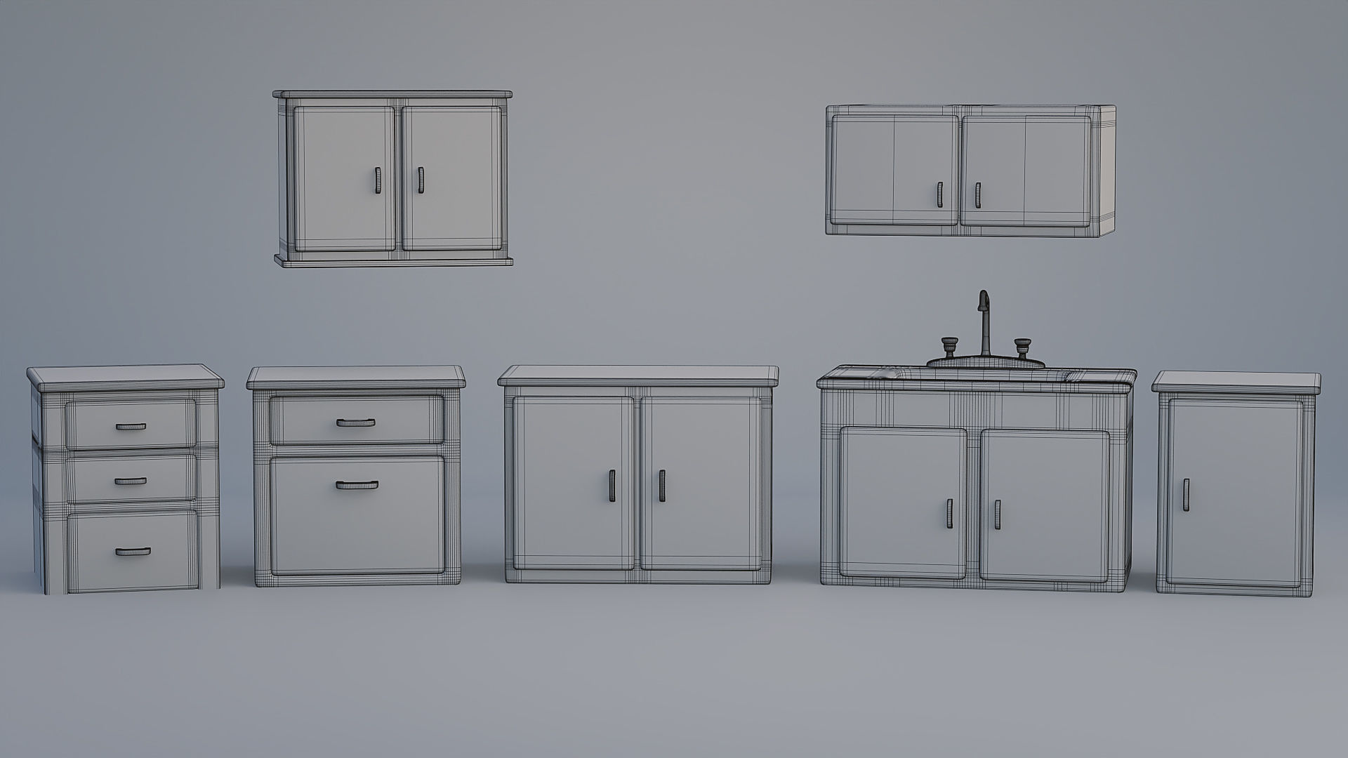 Stylized Kitchen Kit 3D model | CGTrader