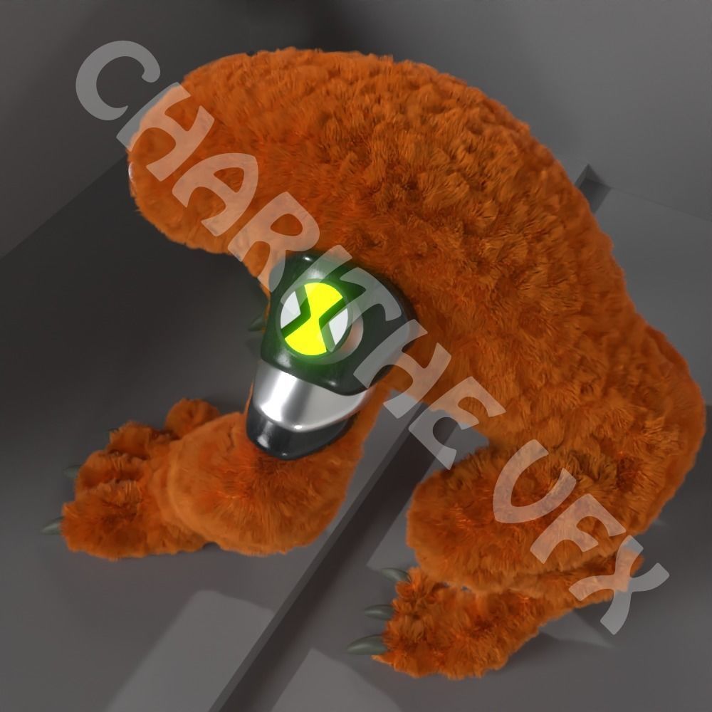 Ben 10 wildmutt low poly 3d model free VR / AR / low-poly 3D model ...