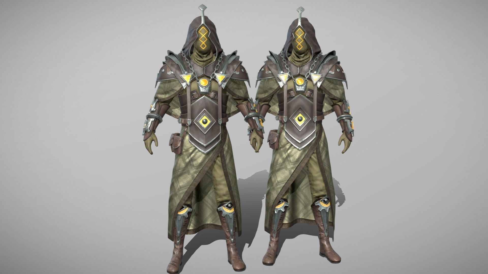 3D model Assassin Character VR / AR / low-poly | CGTrader