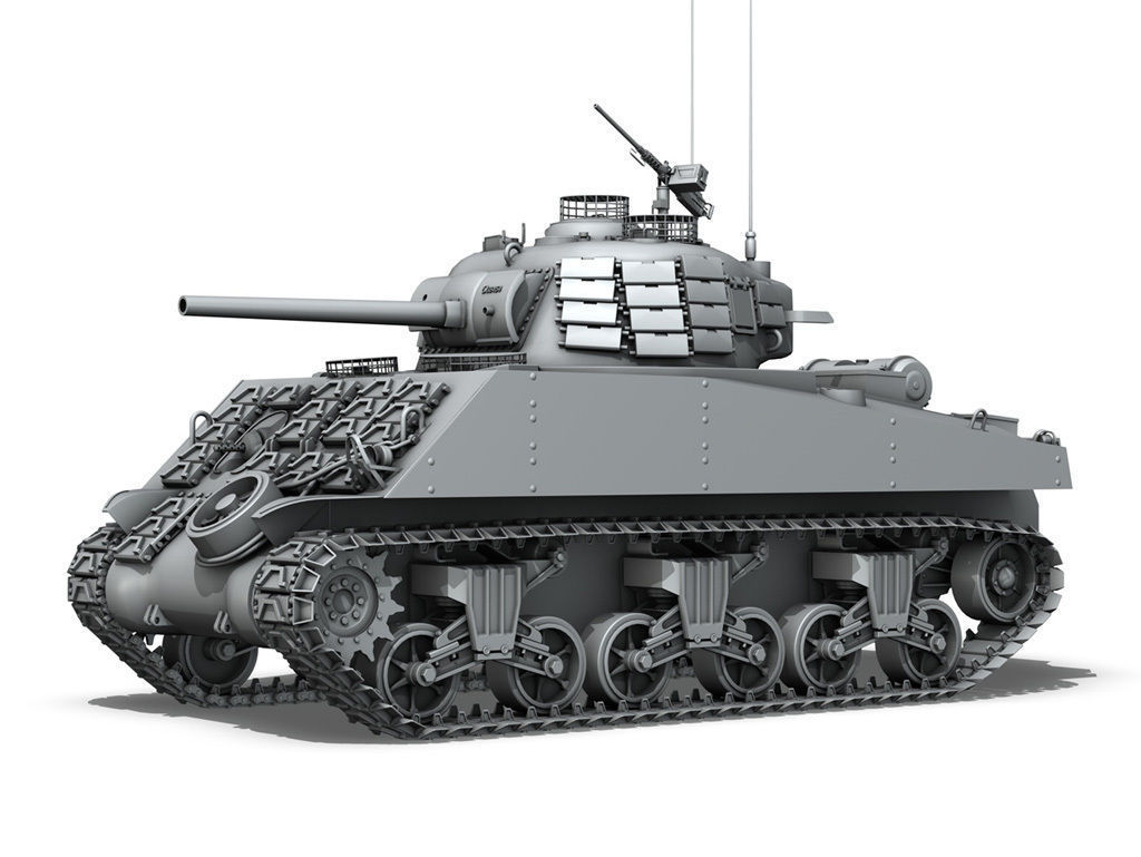 M4A3 Sherman - Pacific theater 3D model | CGTrader