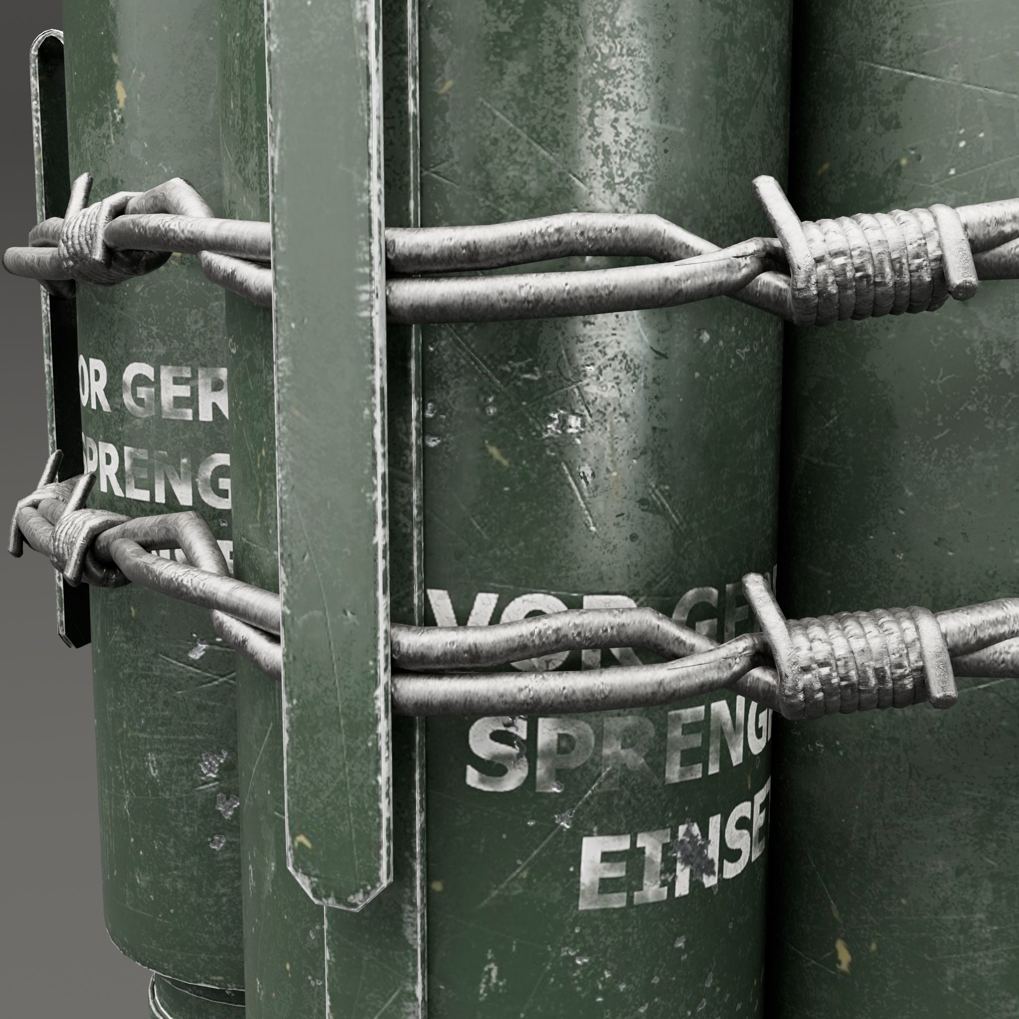 Anti-Tank Grenade shaded Maya 3D model | CGTrader