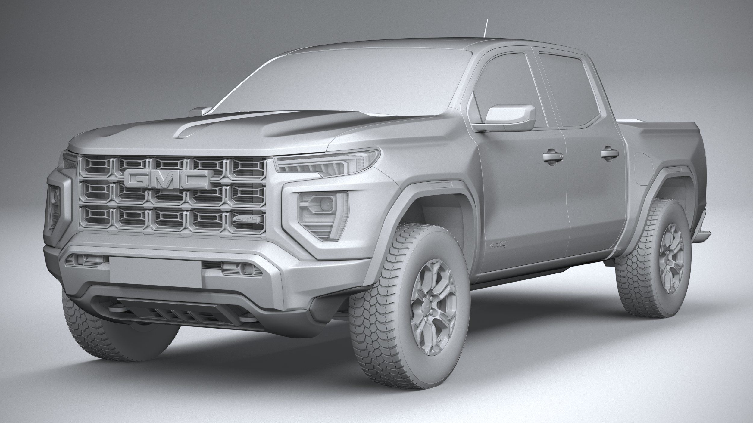 GMC Canyon AT4 2023 3D model | CGTrader