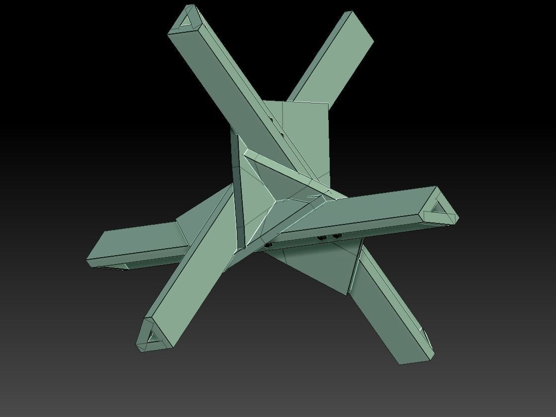 Hedgehog Anti Tank 3D model 3D printable | CGTrader