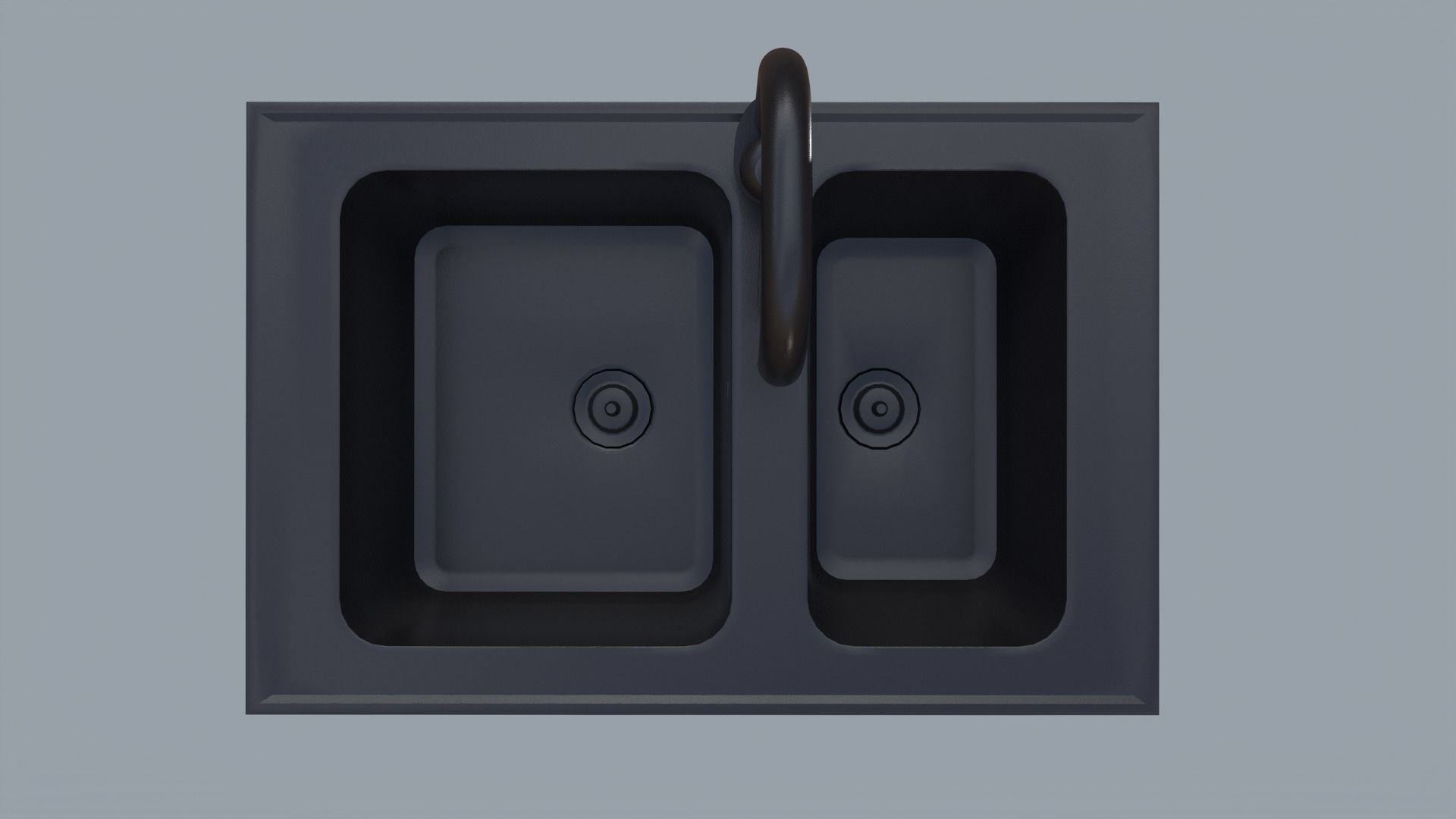 3D model Kitchen Sink - 3 Versions - Low Poly 3D Model VR / AR / low ...