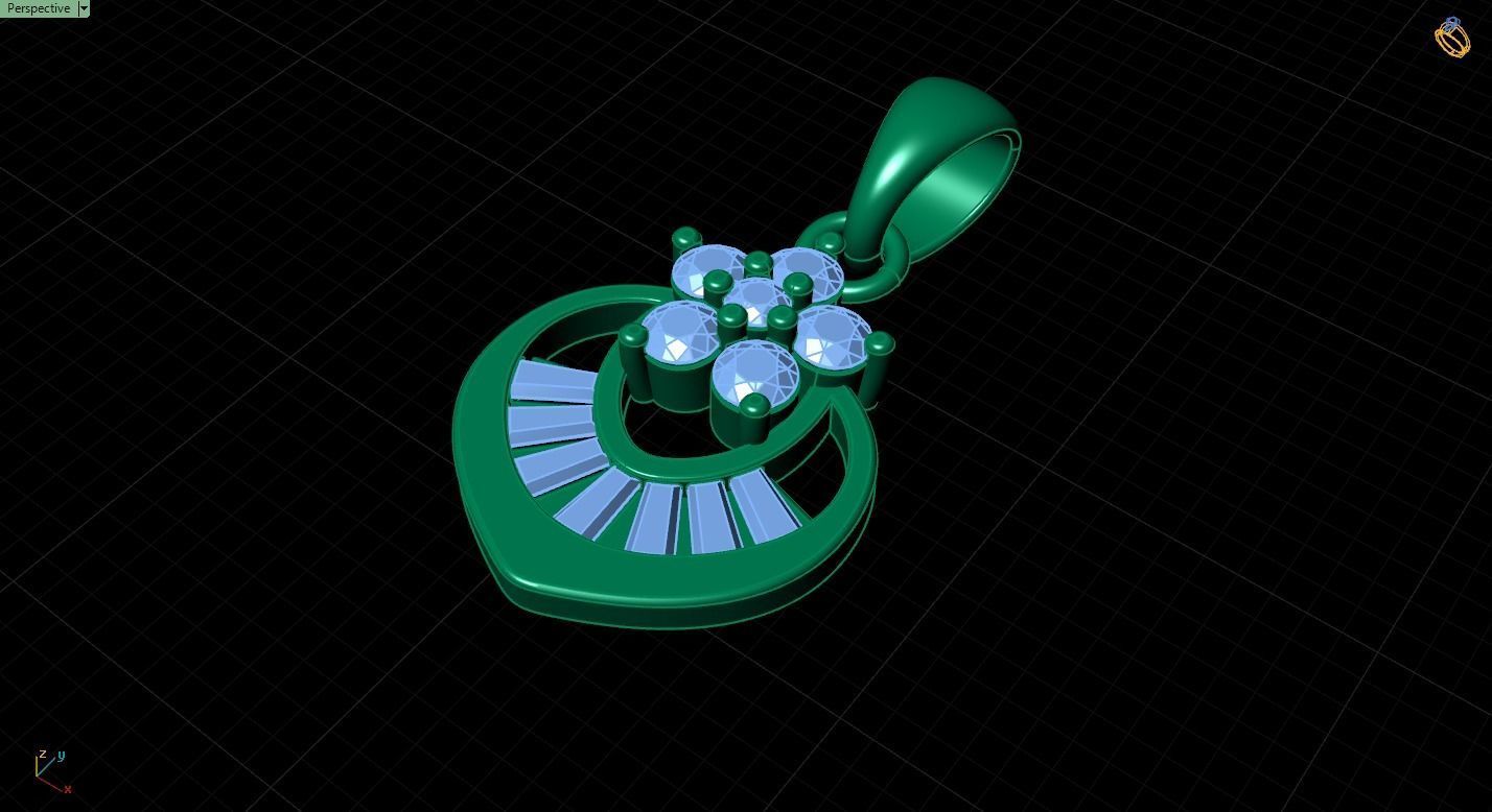 Pendant 3dm stl render 3D print model 3D model 3D printable | CGTrader