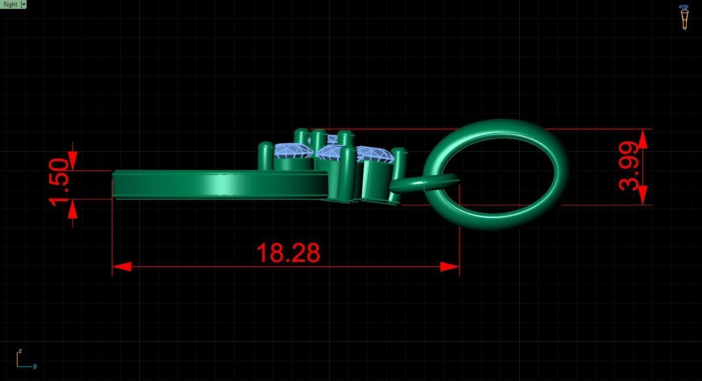 Pendant 3dm stl render 3D print model 3D model 3D printable | CGTrader