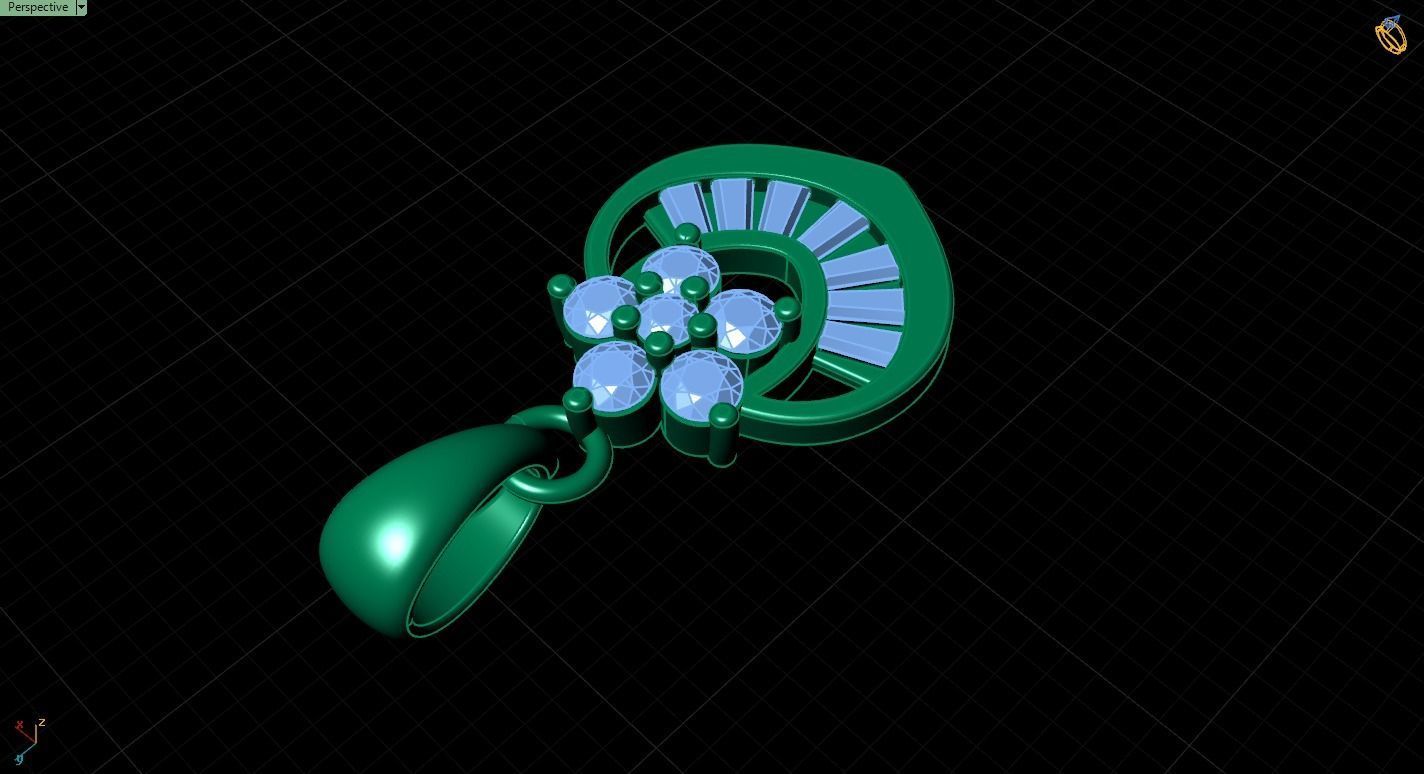 Pendant 3dm stl render 3D print model 3D model 3D printable | CGTrader