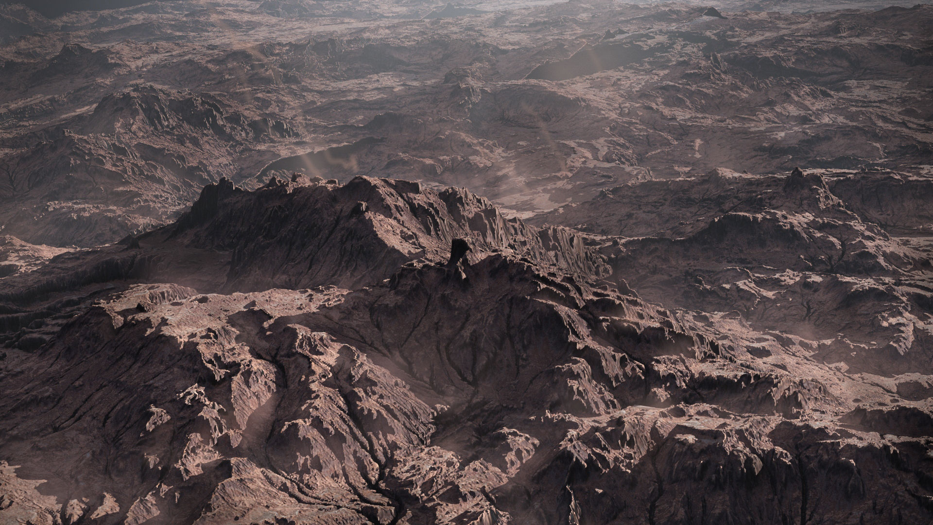 Large Scale wasteland terrain free 3D model | CGTrader