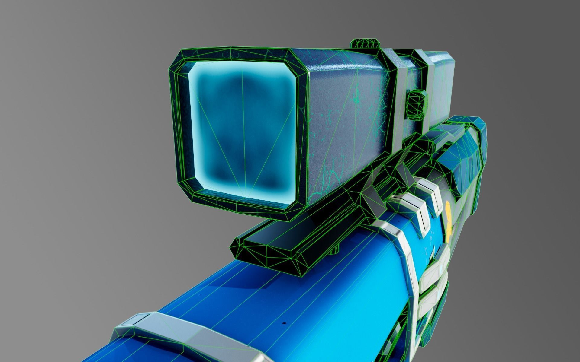 3D model Gauss magnetic gun VR / AR / low-poly | CGTrader