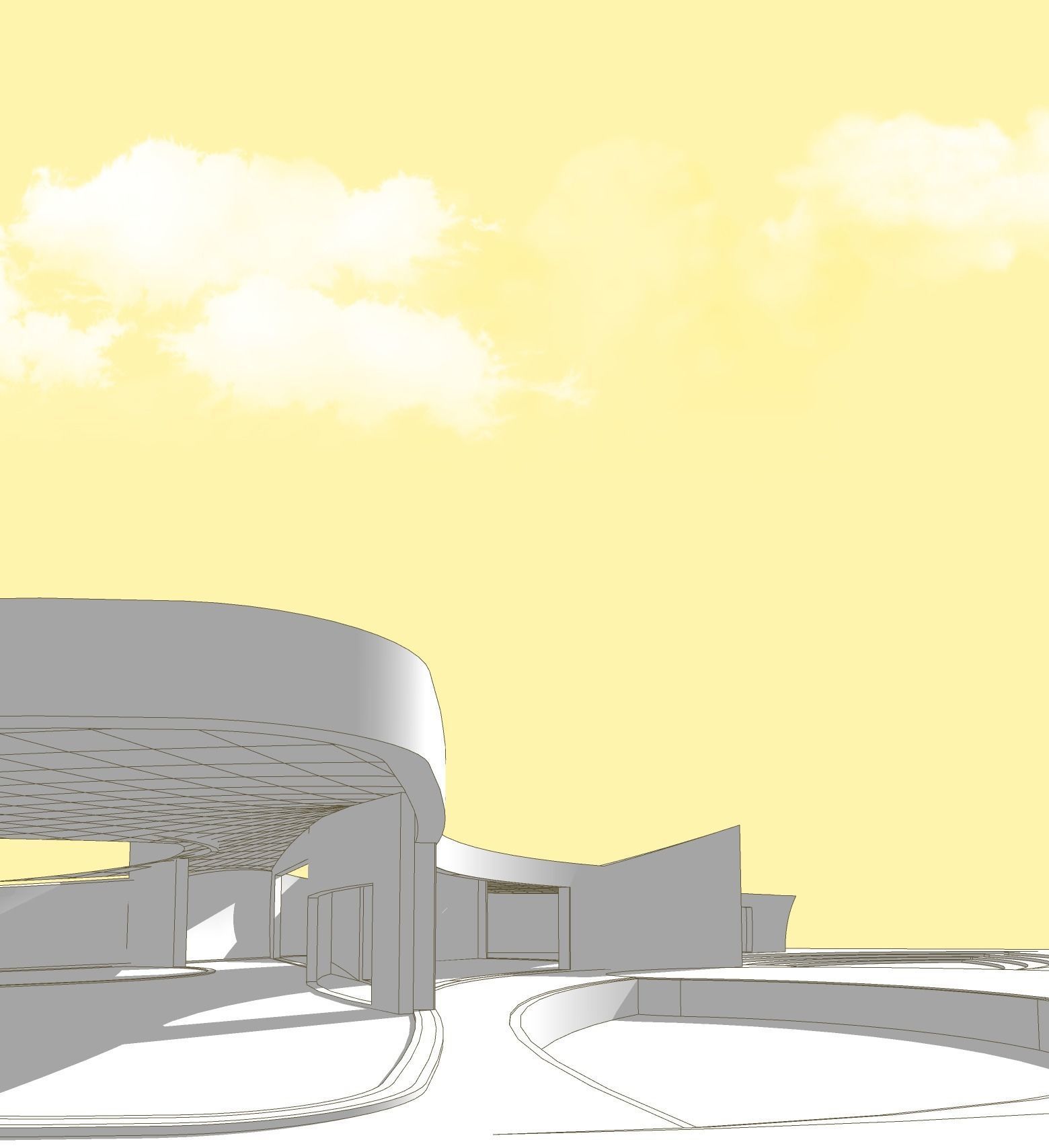 3D model Metaverse House Design Modern House Design VR / AR / low-poly ...