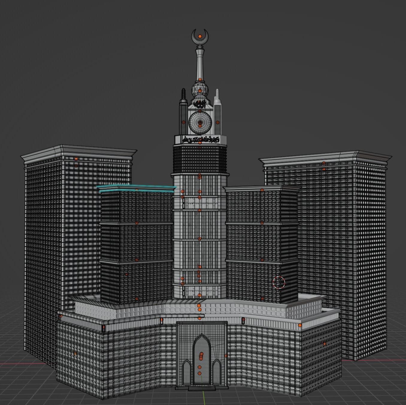 SAUDI KSA MECCA TOWER free 3D model | CGTrader