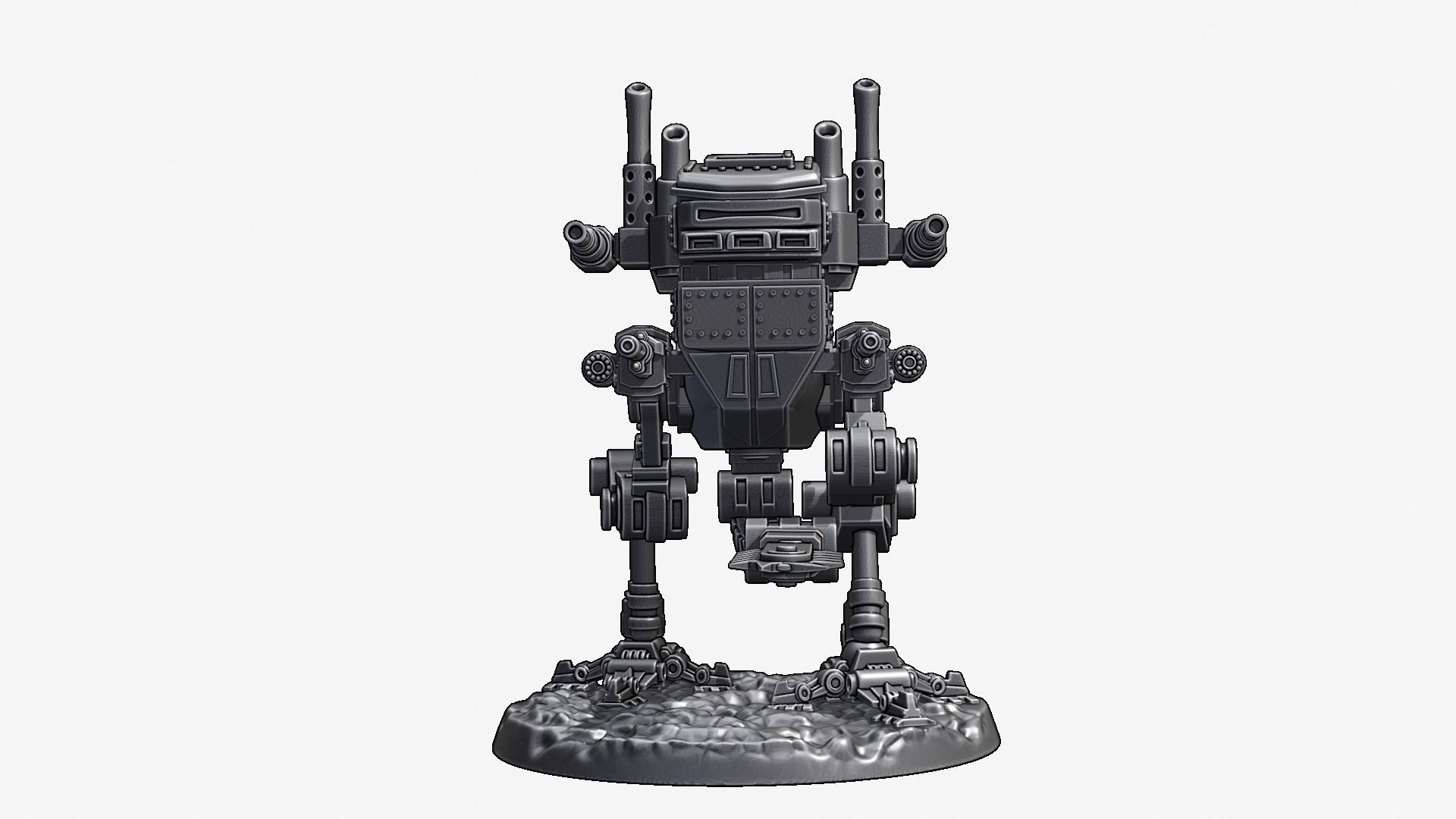 Space Robot Walker 3D model 3D printable | CGTrader