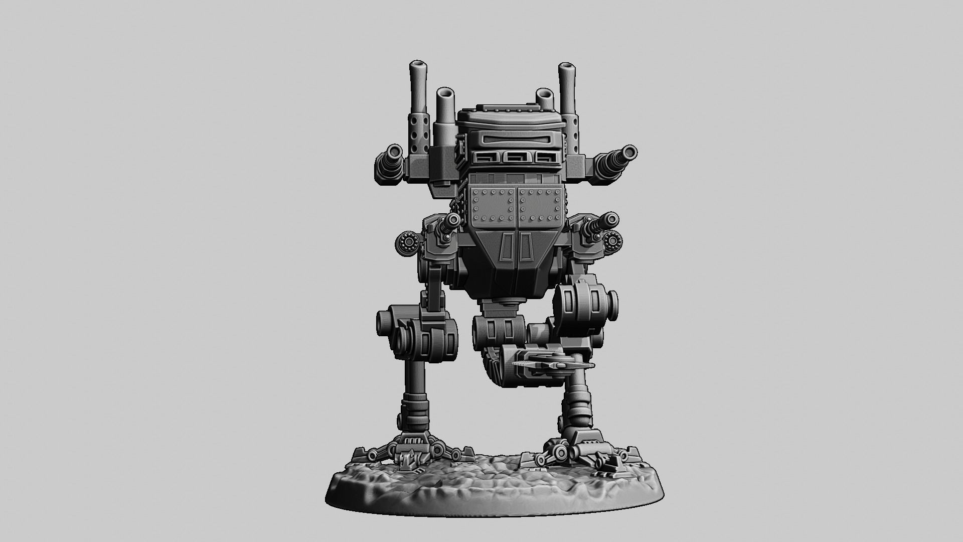Space Robot Walker 3D model 3D printable | CGTrader