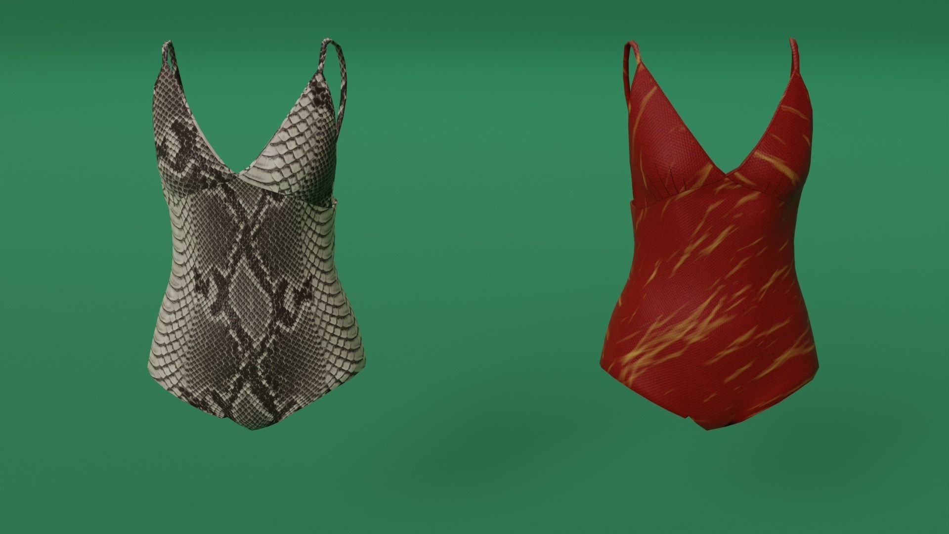 3D model Swimwear costumes pack VR / AR / low-poly | CGTrader