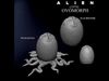 3D PRINTABLE ALIEN EGG OVOMORPH 1979 WITH ROOTS AND FLAT BOTTOM 3D ...