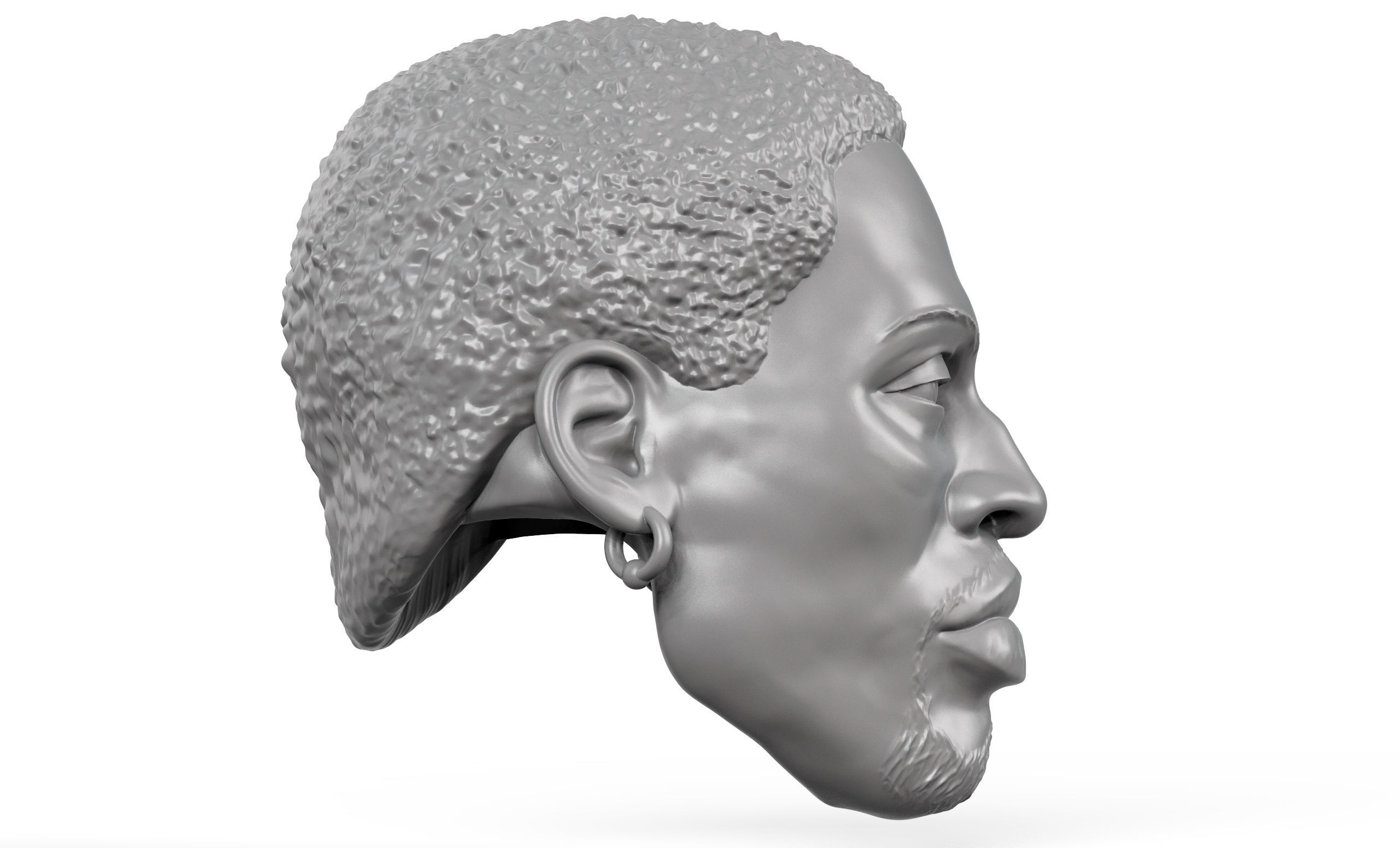 Dennis Rodman 3d Printable Action Figure Portrait 3d Model 3d Printable