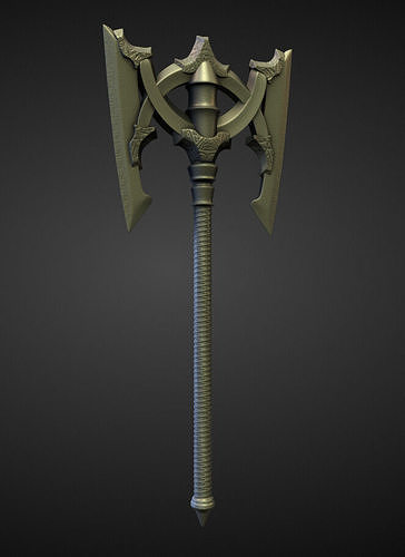 3D model AXE8 high and low poly VR / AR / low-poly | CGTrader