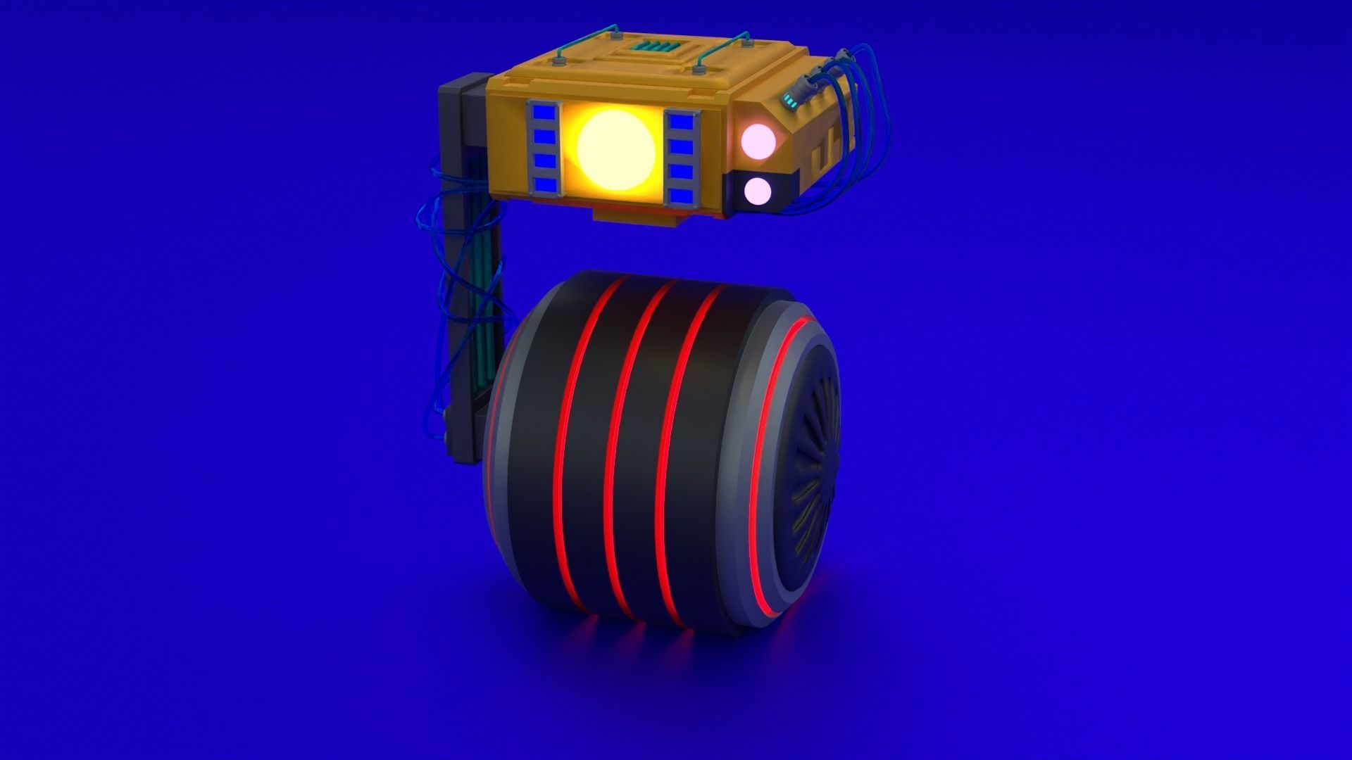 Robot low poly ready to play free VR / AR / low-poly 3D model | CGTrader
