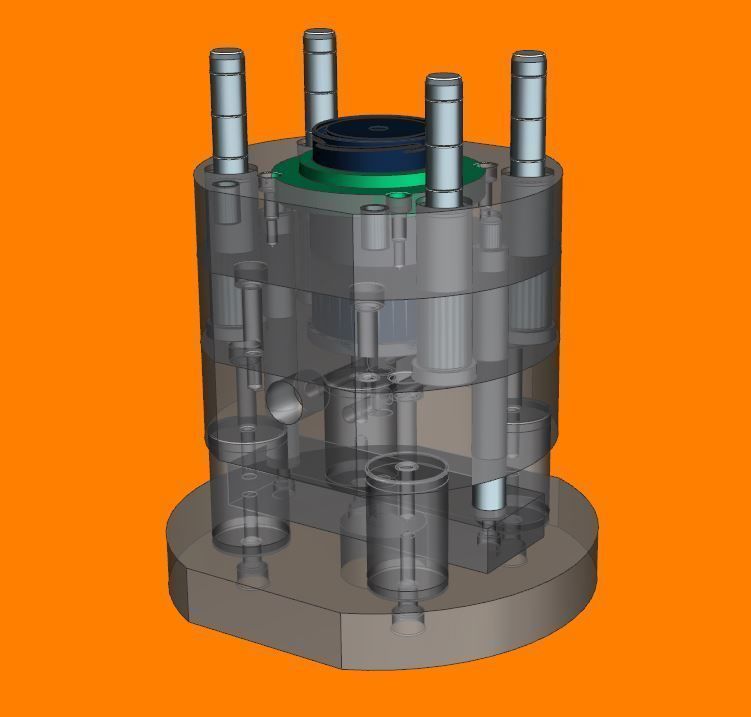 one core test beaker cover mold 3D model | CGTrader