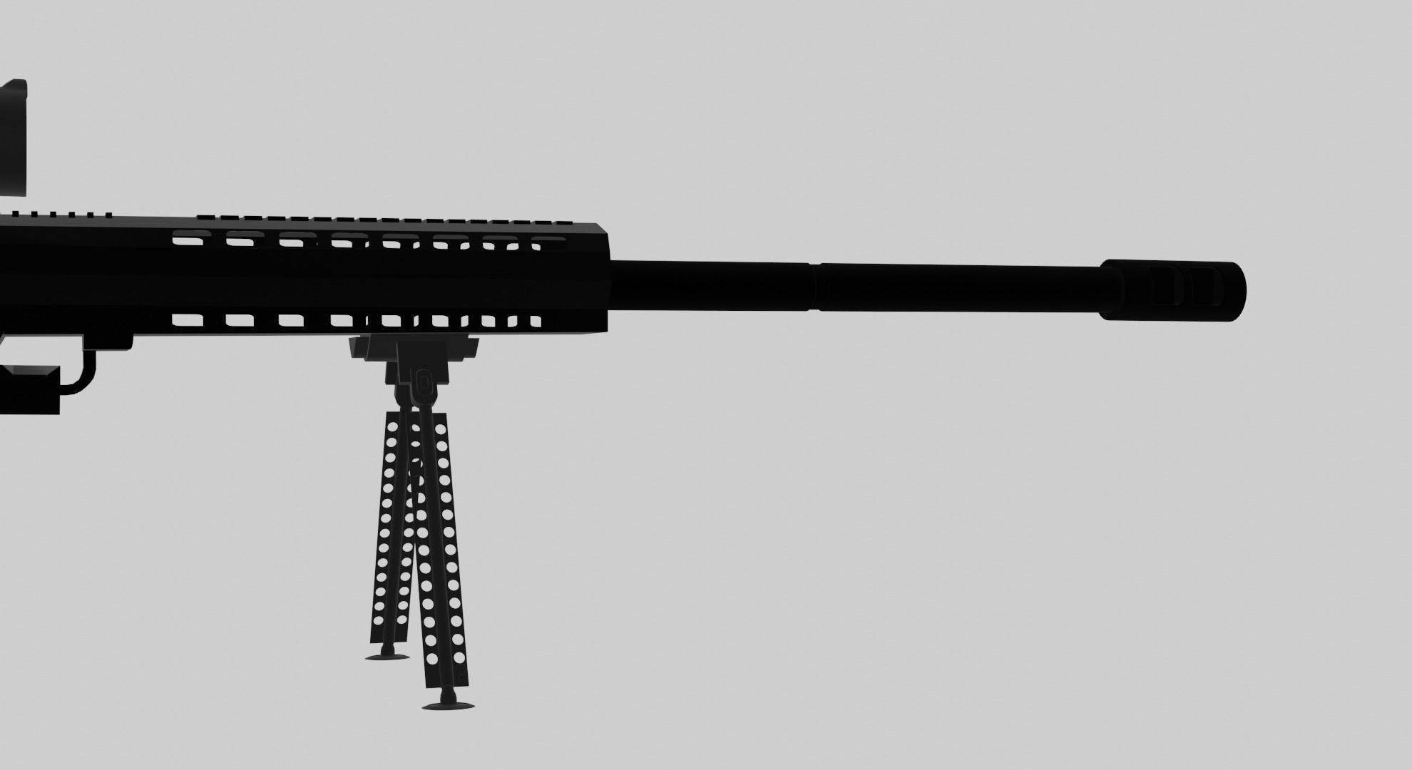 sniper rifle gun model free VR / AR / low-poly 3D model | CGTrader