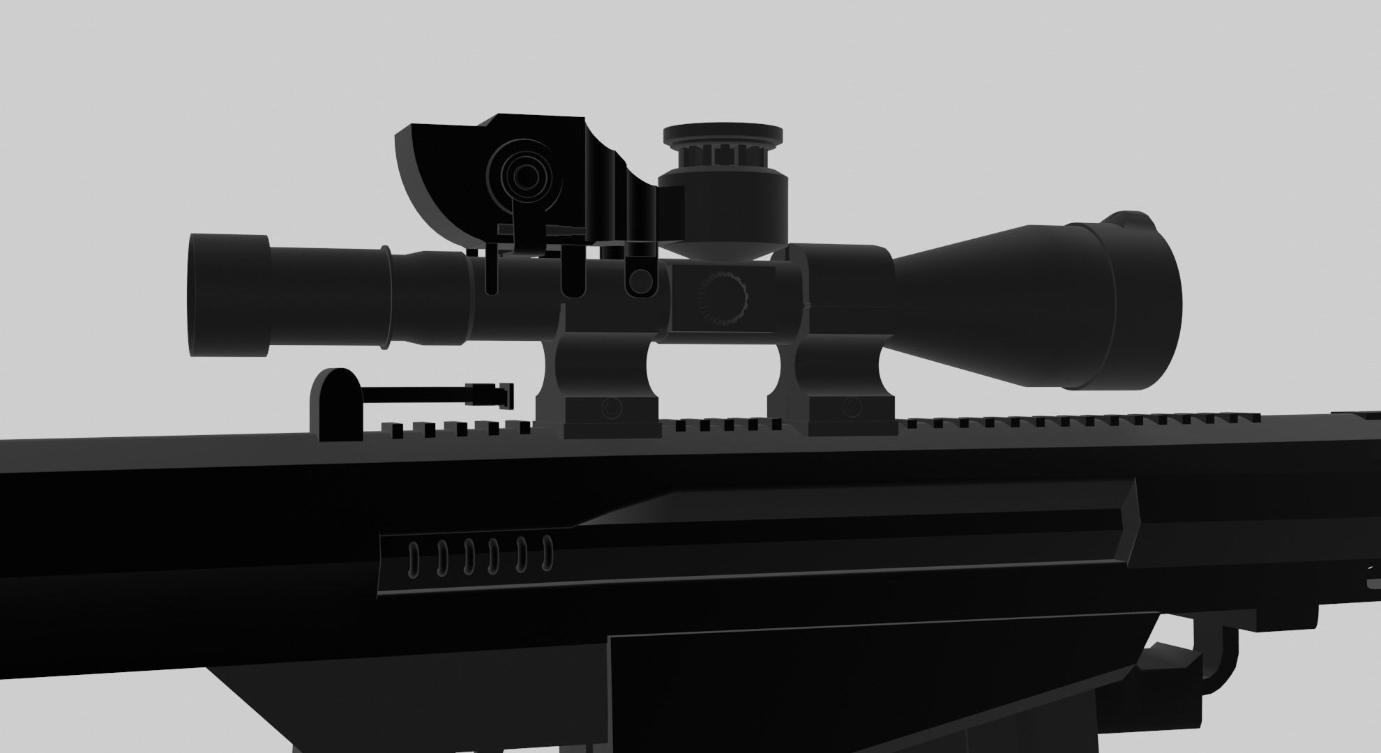 sniper rifle gun model free VR / AR / low-poly 3D model | CGTrader