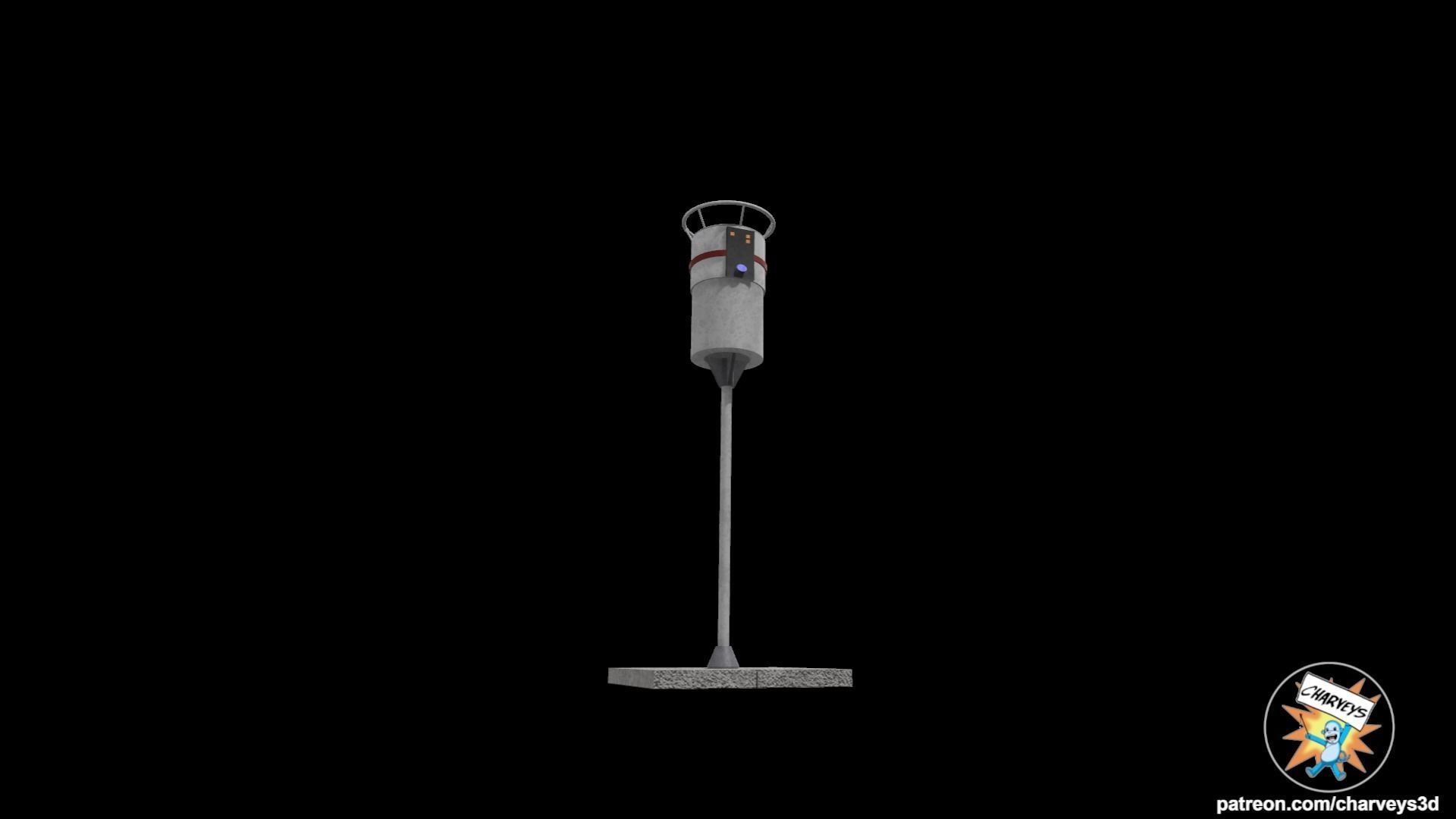 Star Wars Yavin Rebel Sentry Tower for action figures 3D model 3D ...