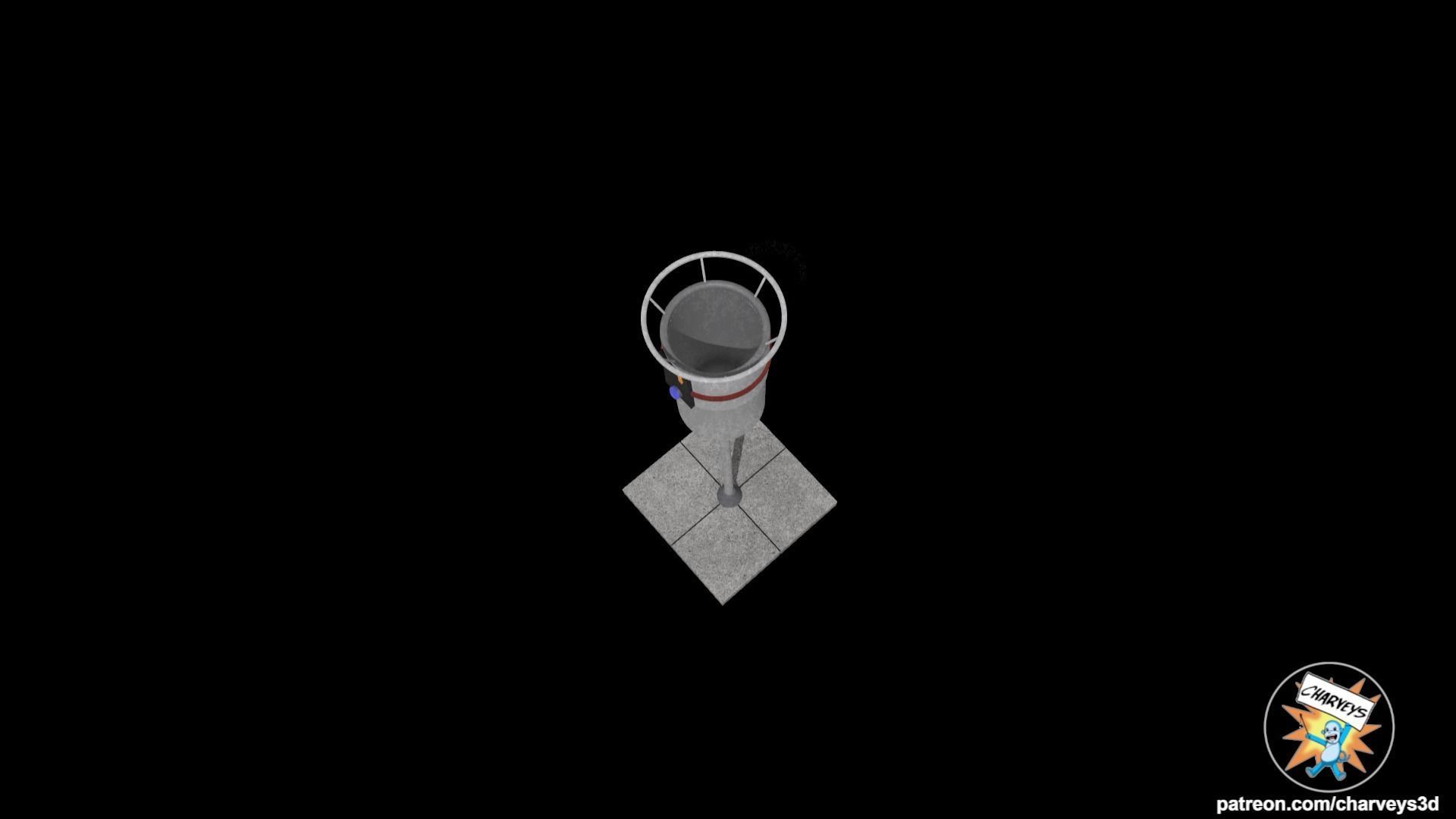 Star Wars Yavin Rebel Sentry Tower for action figures 3D model 3D ...