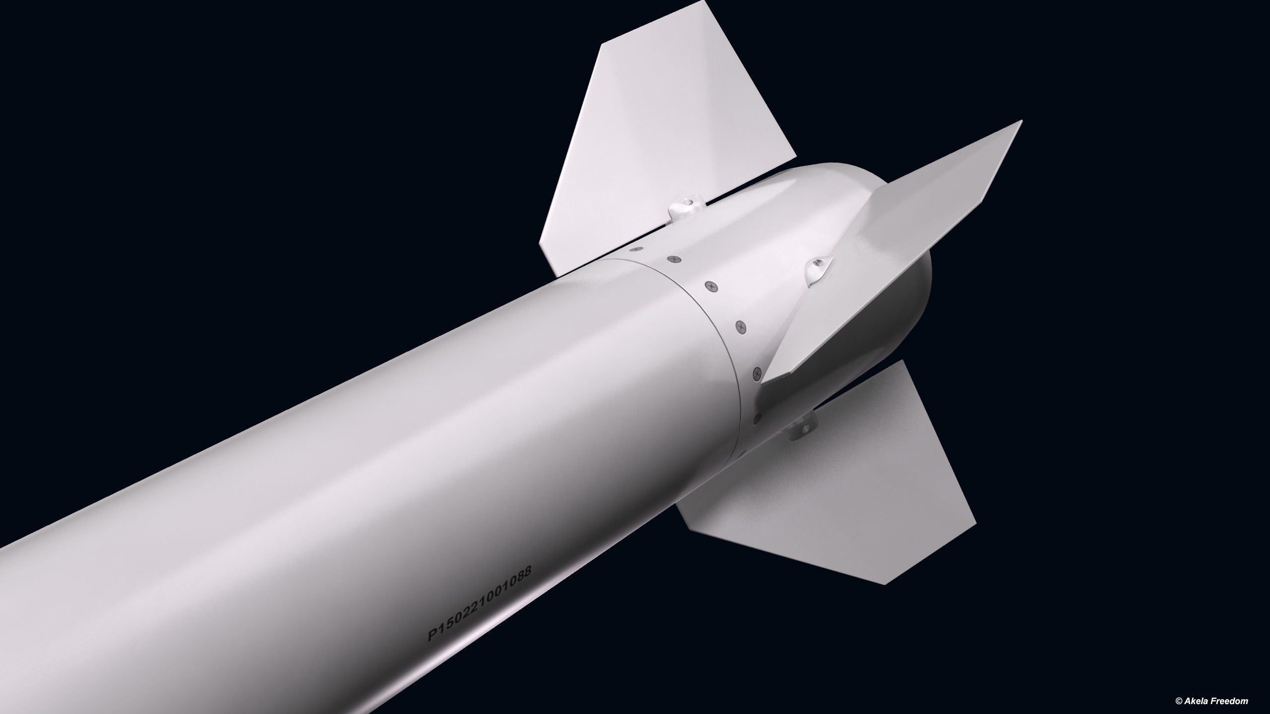 PL-15 Missile 3D model animated | CGTrader