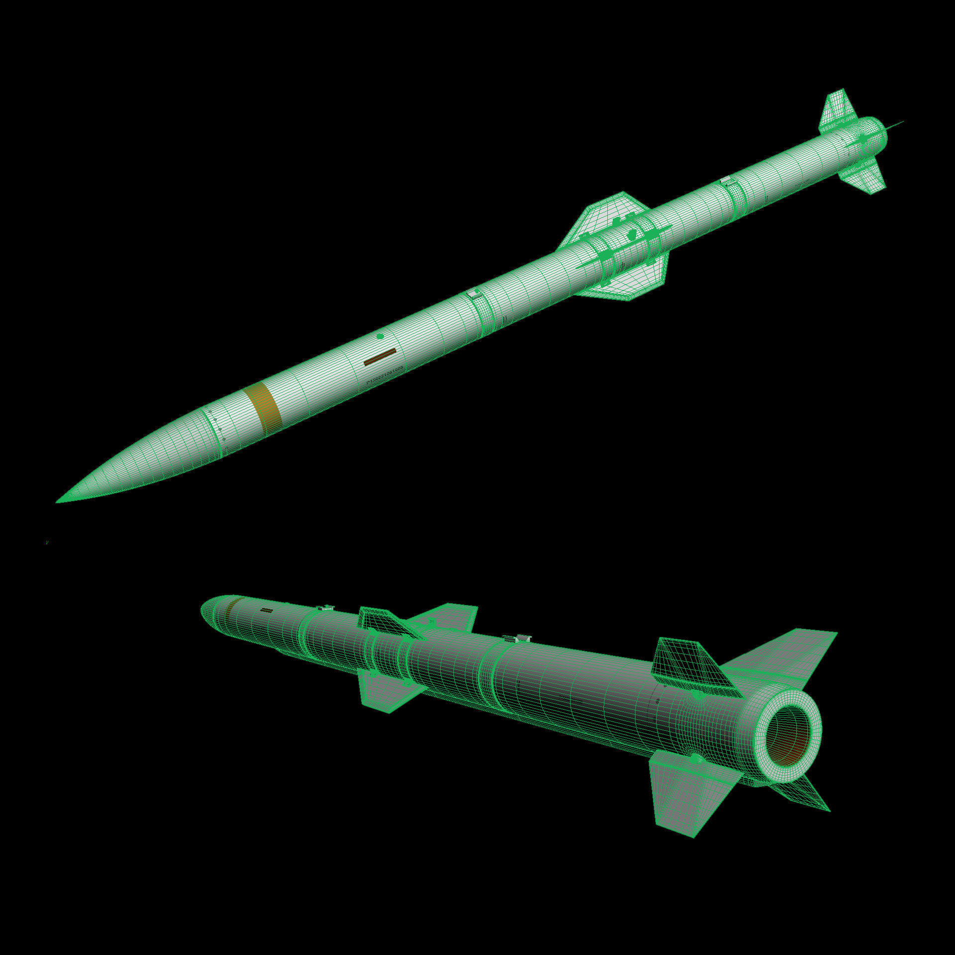 PL-15 Missile 3D model animated | CGTrader