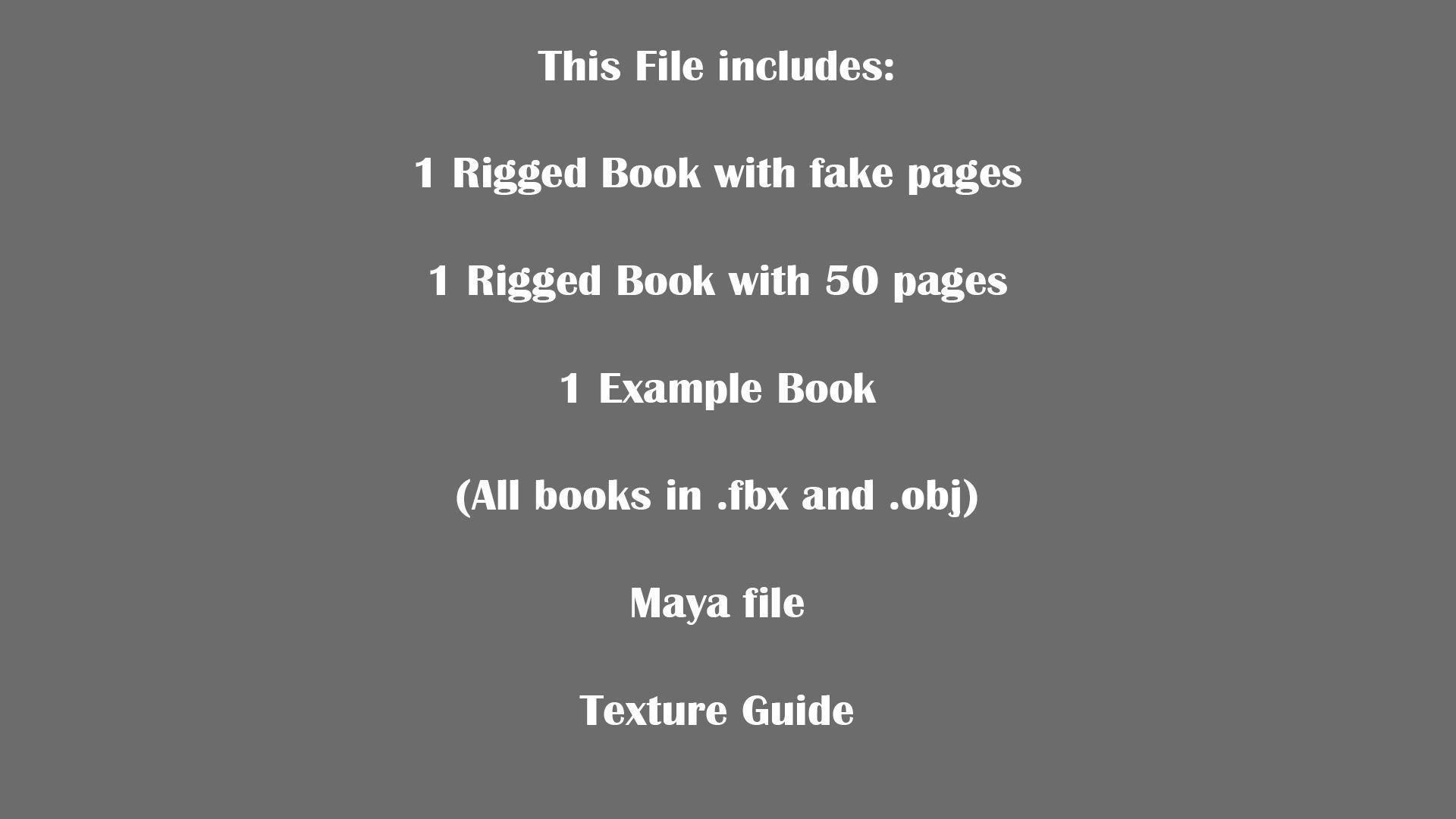 Fully Customizable Rigged Book 3D model rigged | CGTrader