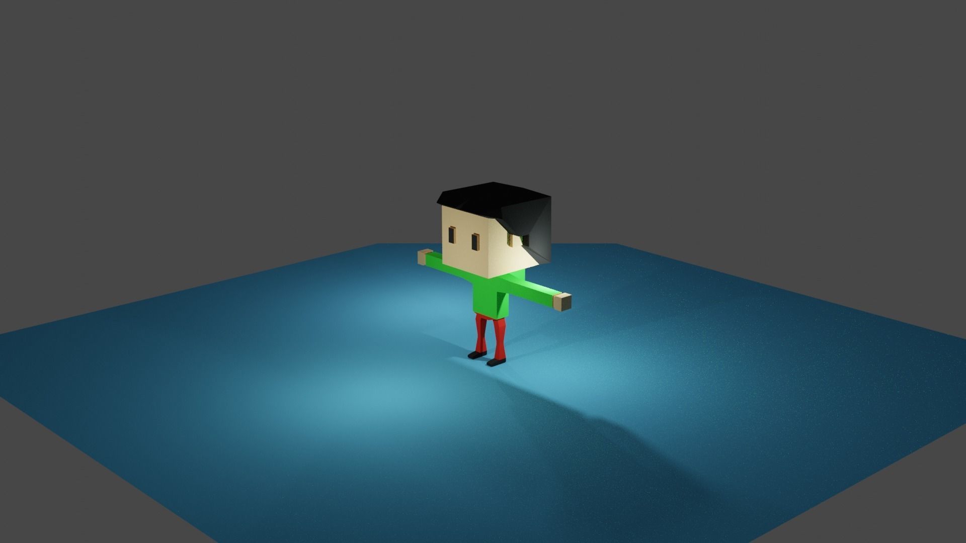 Simple boy free 3D model | CGTrader