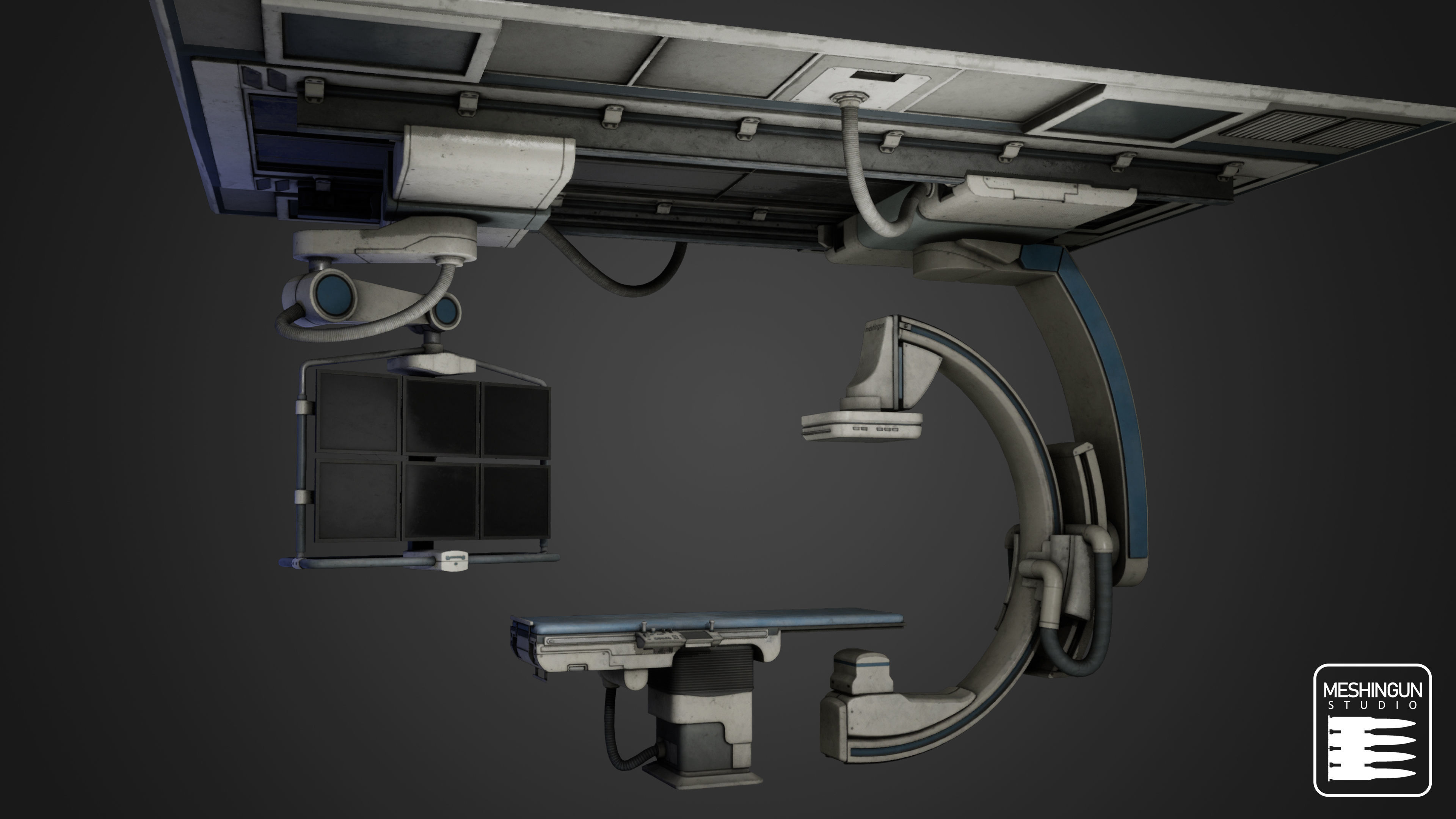 3D model Angiography Machine VR / AR / low-poly | CGTrader