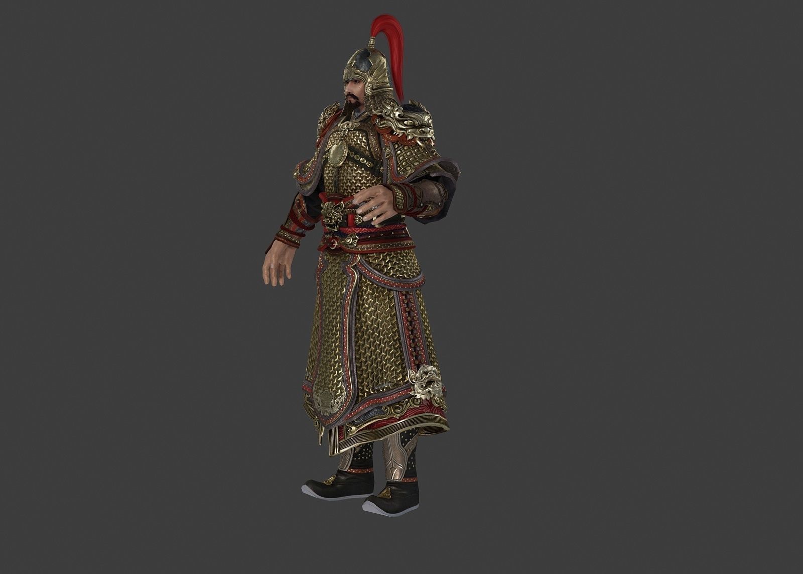 Armor of Ancient Military Generals in the Ming Dynasty 3D model | CGTrader