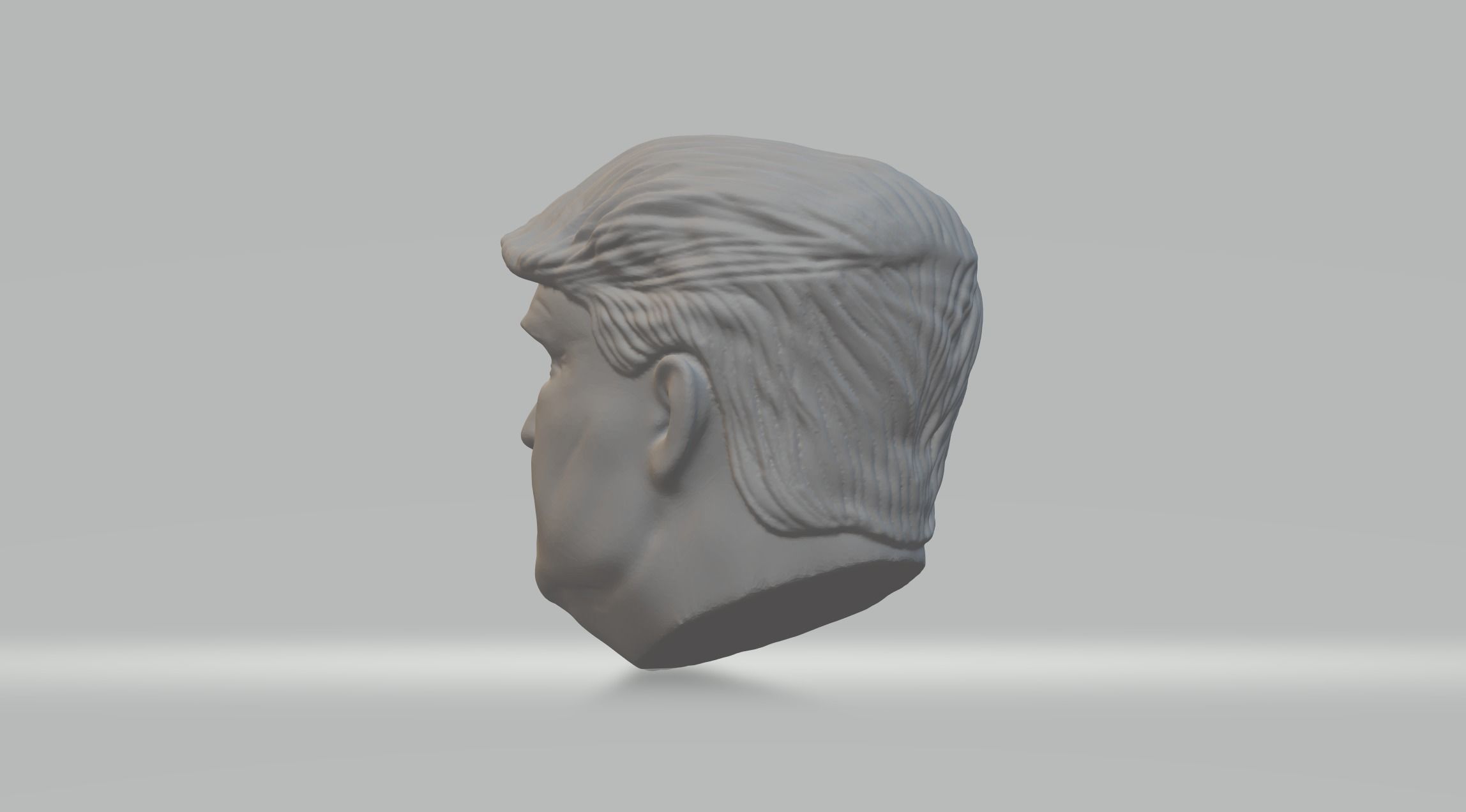 Donald Trump Head 3D Model 3D model 3D printable | CGTrader