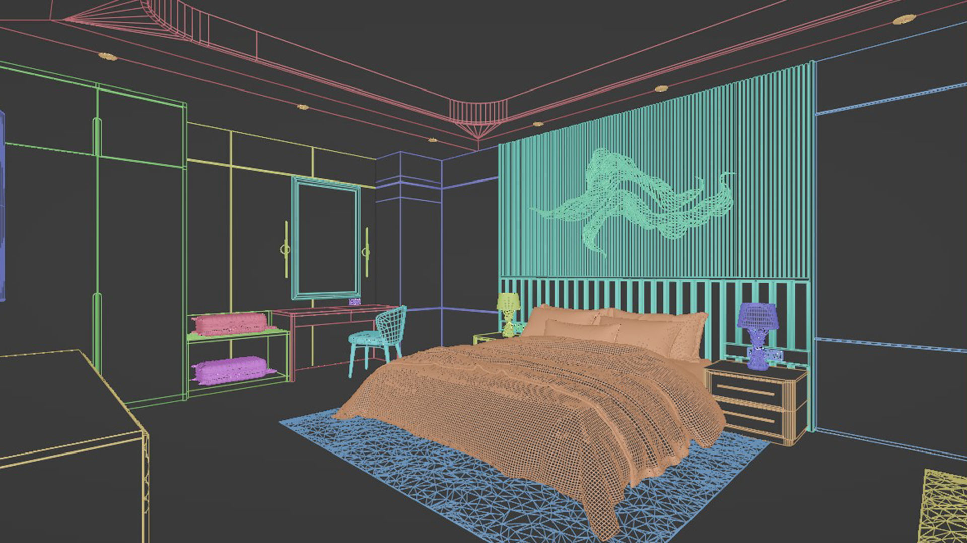 President Suite Hotel Blender - Fbx - Obj 3D model | CGTrader