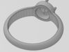 Small Round signet and square cluster signet Us sizes 6 7 8 3D model 3D ...