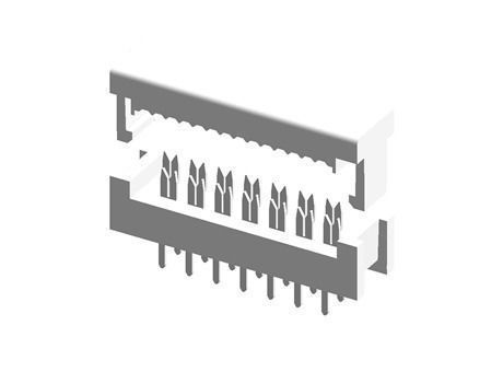 14w straight IDC transition connector free 3D model | CGTrader
