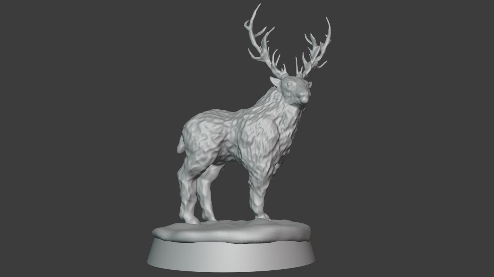Red Stag Miniature free 3D model 3D printable | CGTrader
