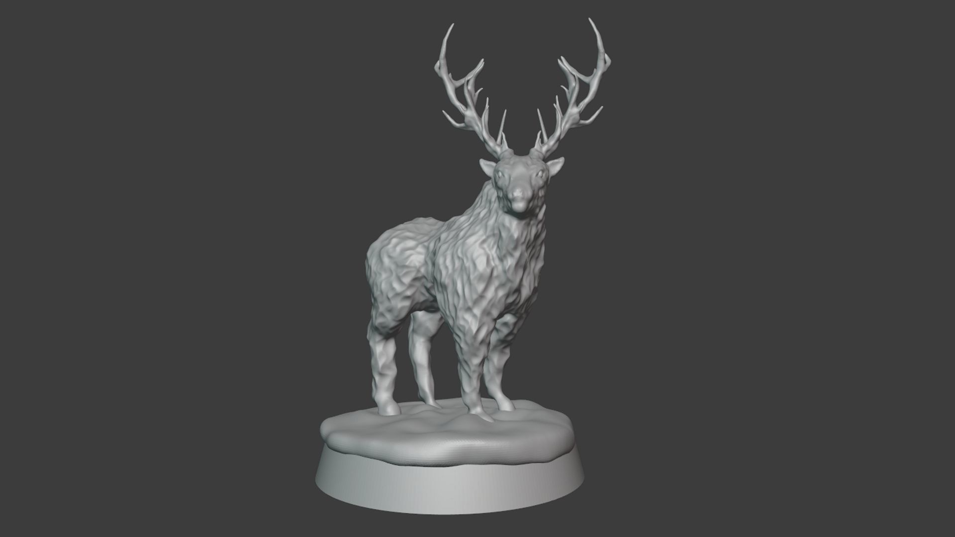 Red Stag Miniature free 3D model 3D printable | CGTrader