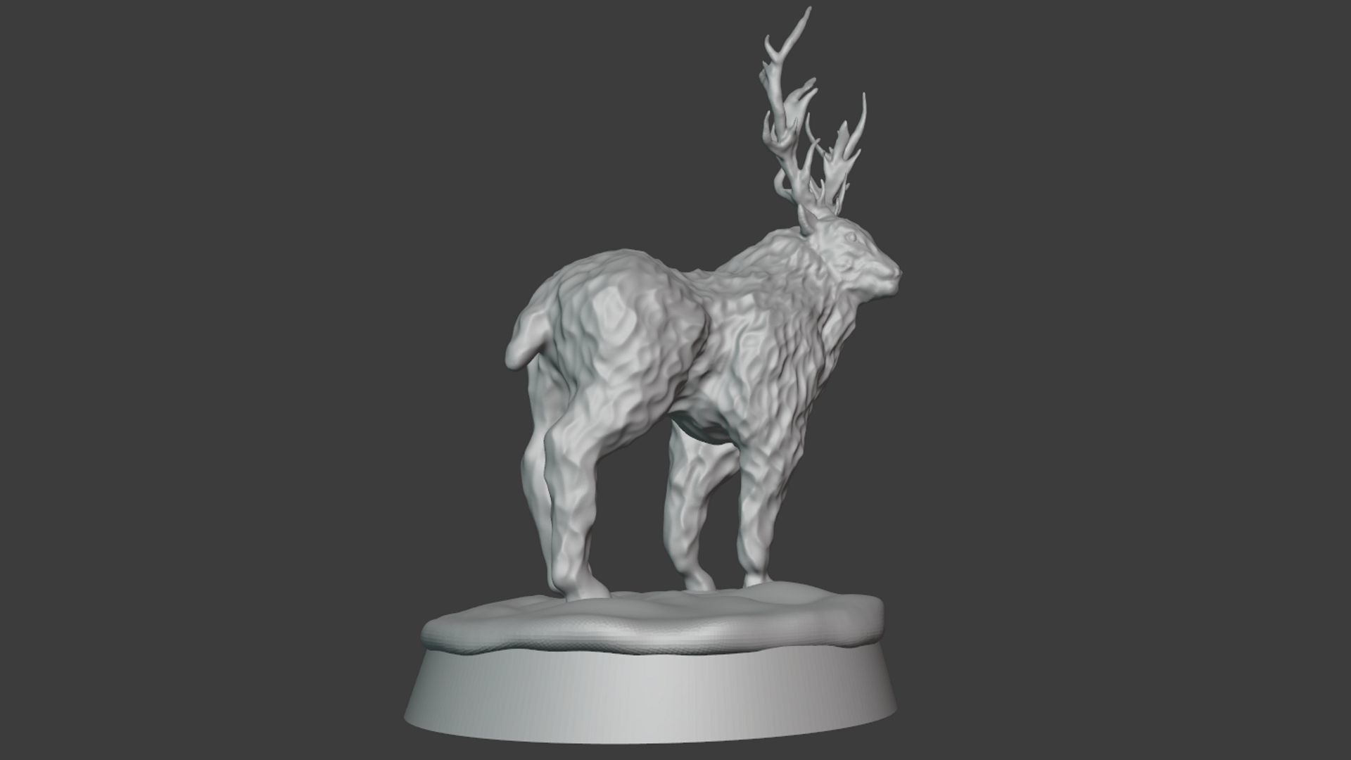 Red Stag Miniature free 3D model 3D printable | CGTrader