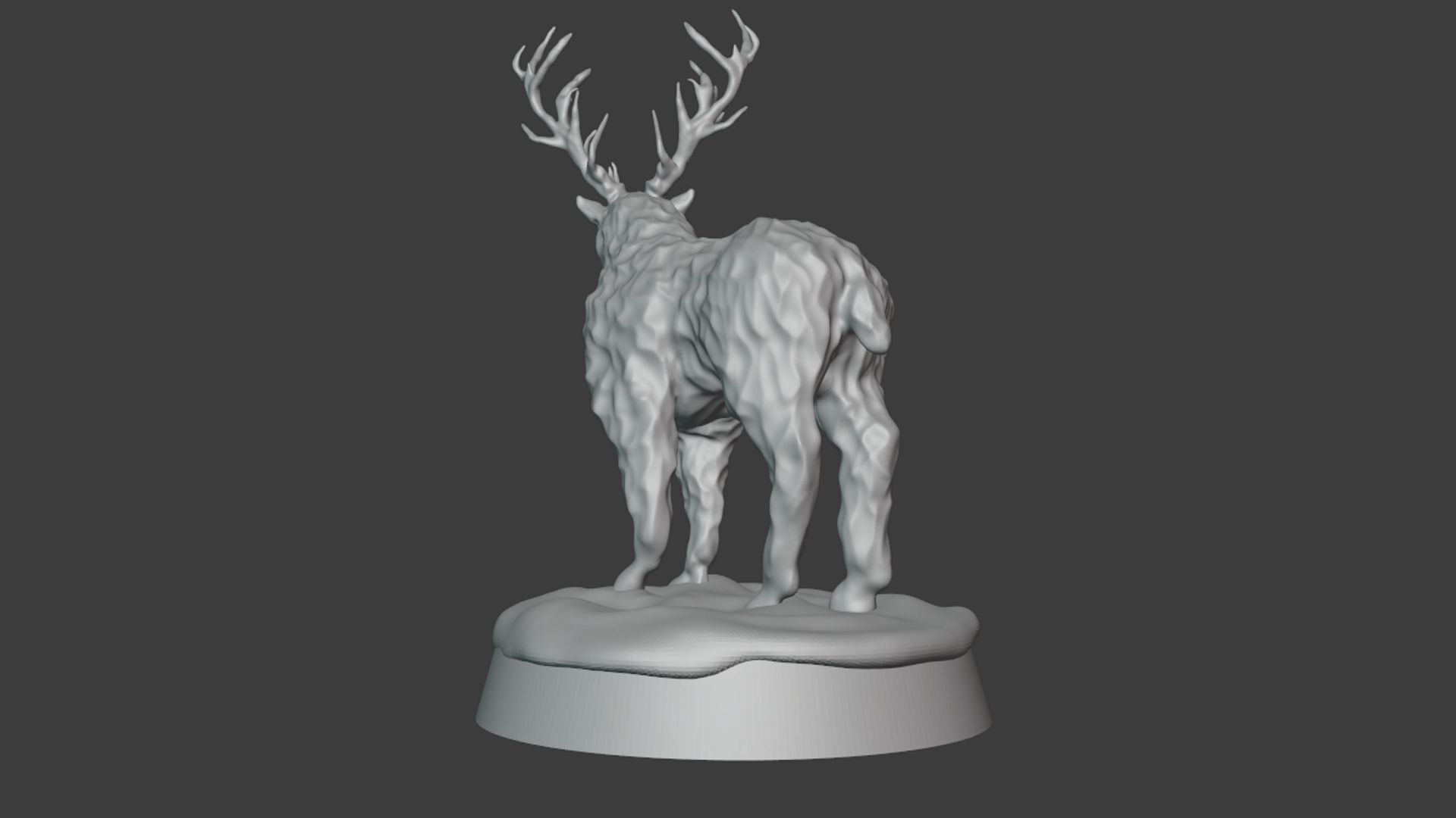 Red Stag Miniature free 3D model 3D printable | CGTrader