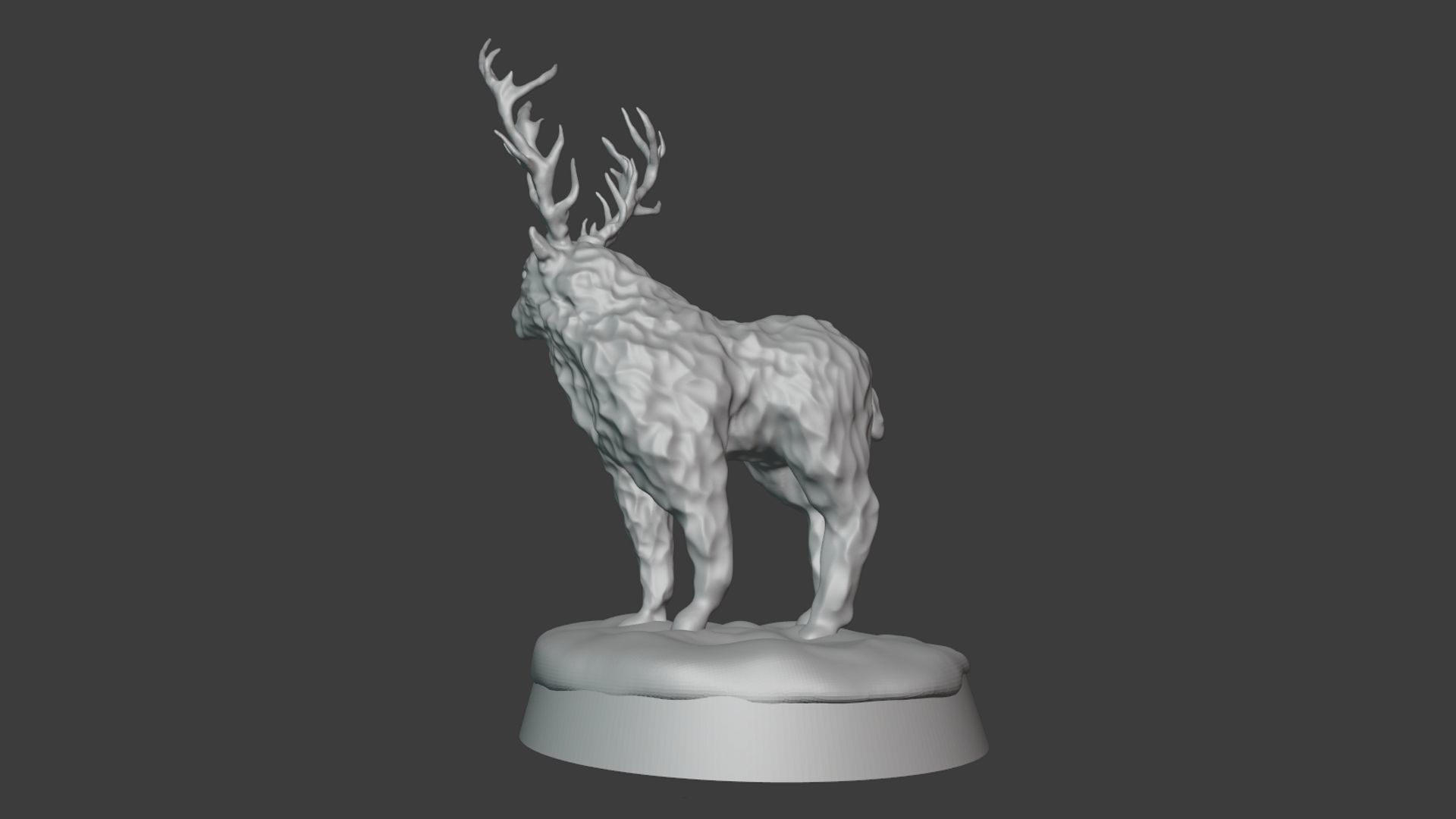 Red Stag Miniature free 3D model 3D printable | CGTrader