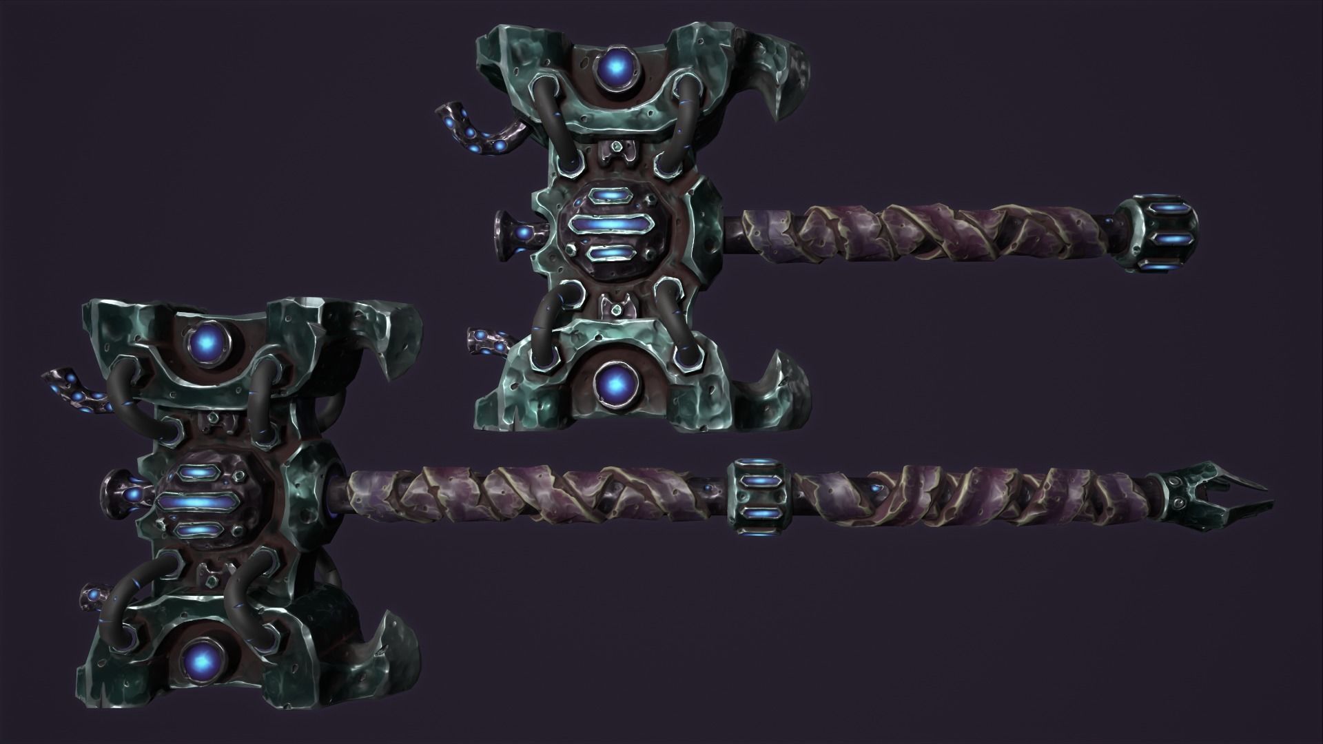 3D model Brute forge hammer VR / AR / low-poly | CGTrader