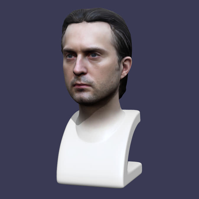 Printable Head Bust free 3D model 3D printable | CGTrader